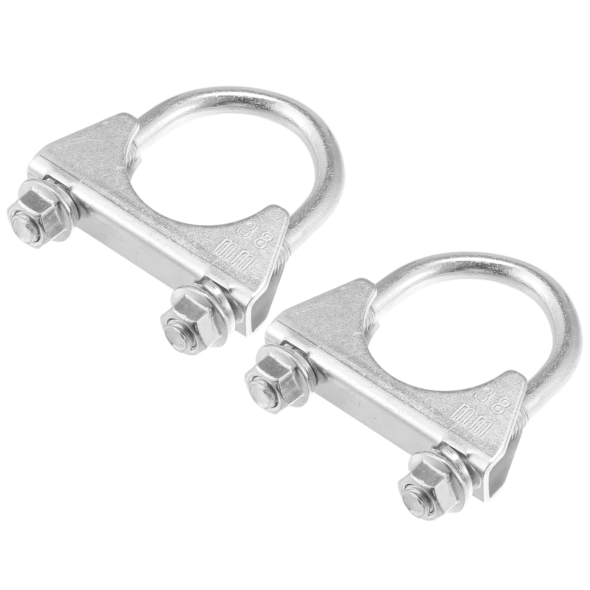Unique Bargains Round U Bolt Clamp Muffler Exhaust Clamps for Car RV ...