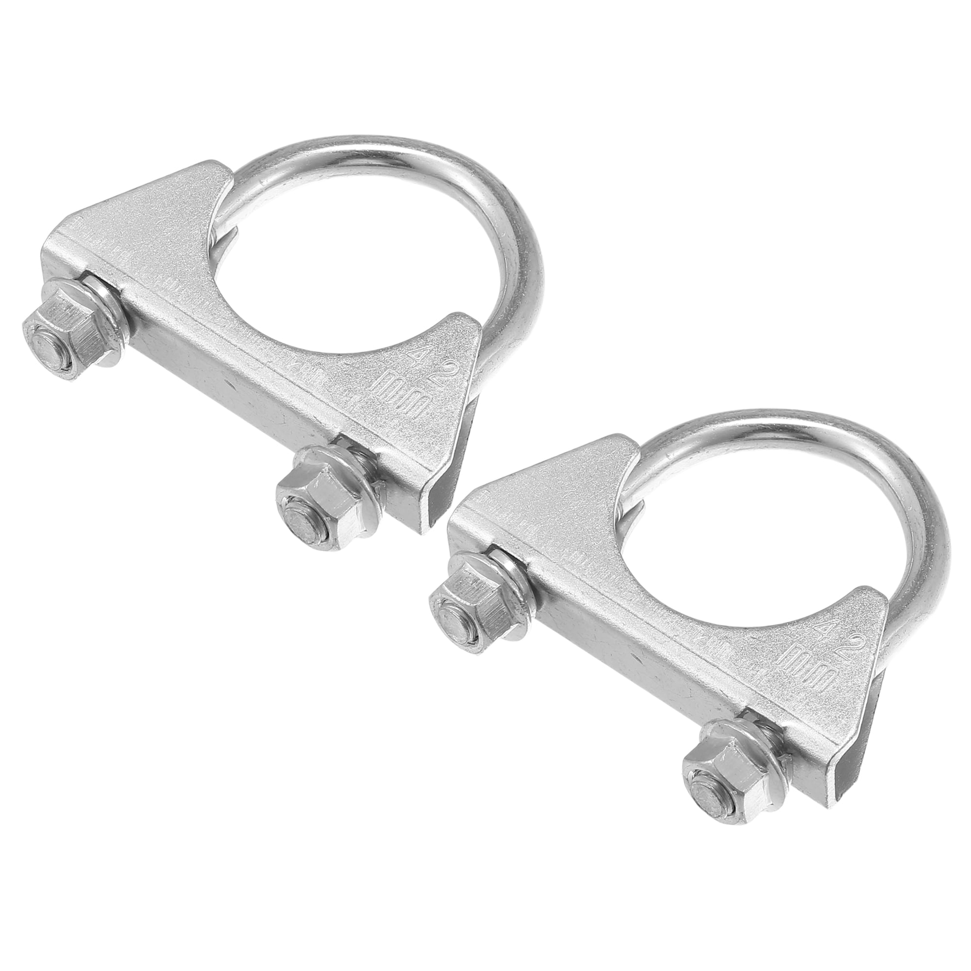Unique Bargains Round U Bolt Clamp Muffler Exhaust Clamps for Car RV ...
