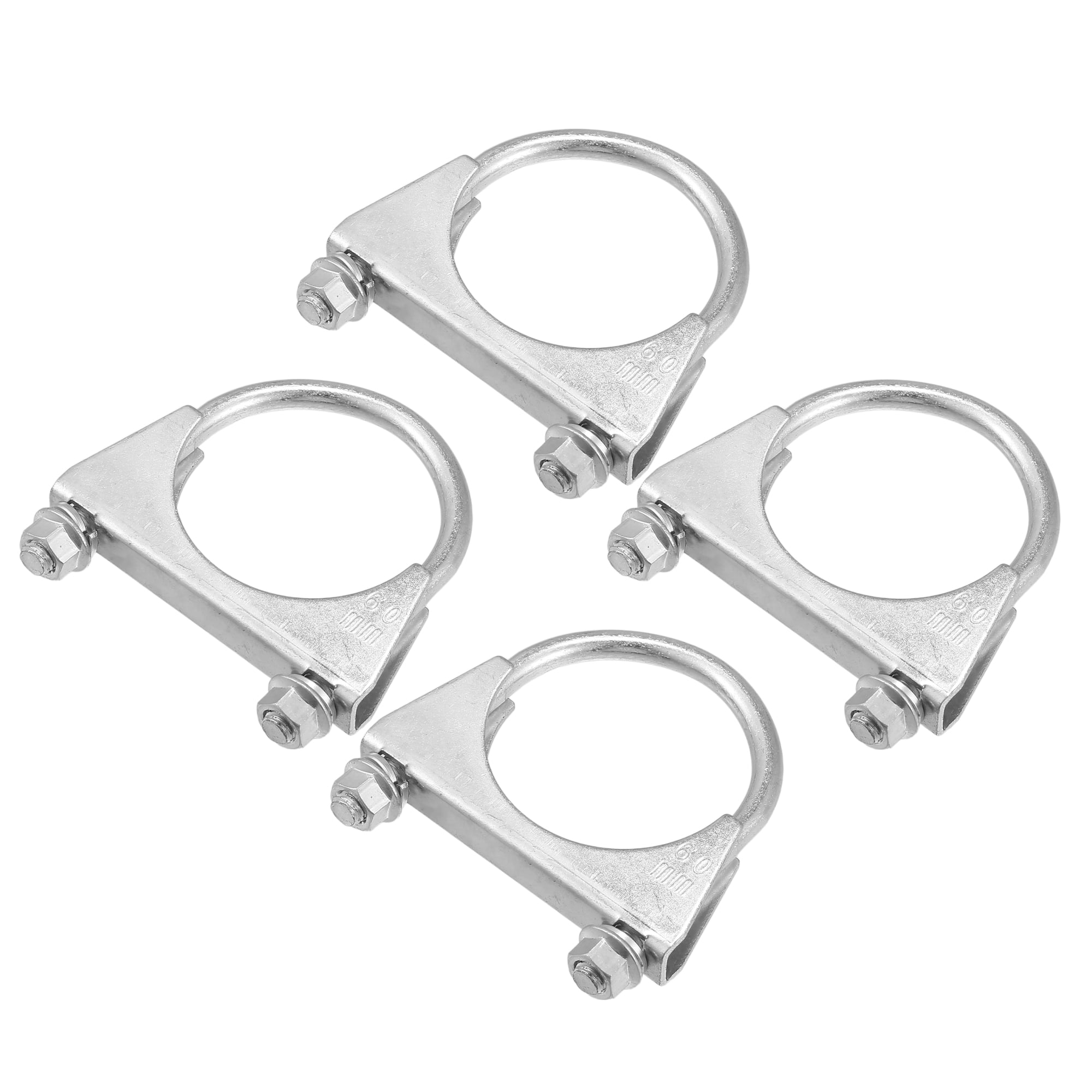 Unique Bargains Round U Bolt Clamp Muffler Exhaust Clamps for Car RV ...