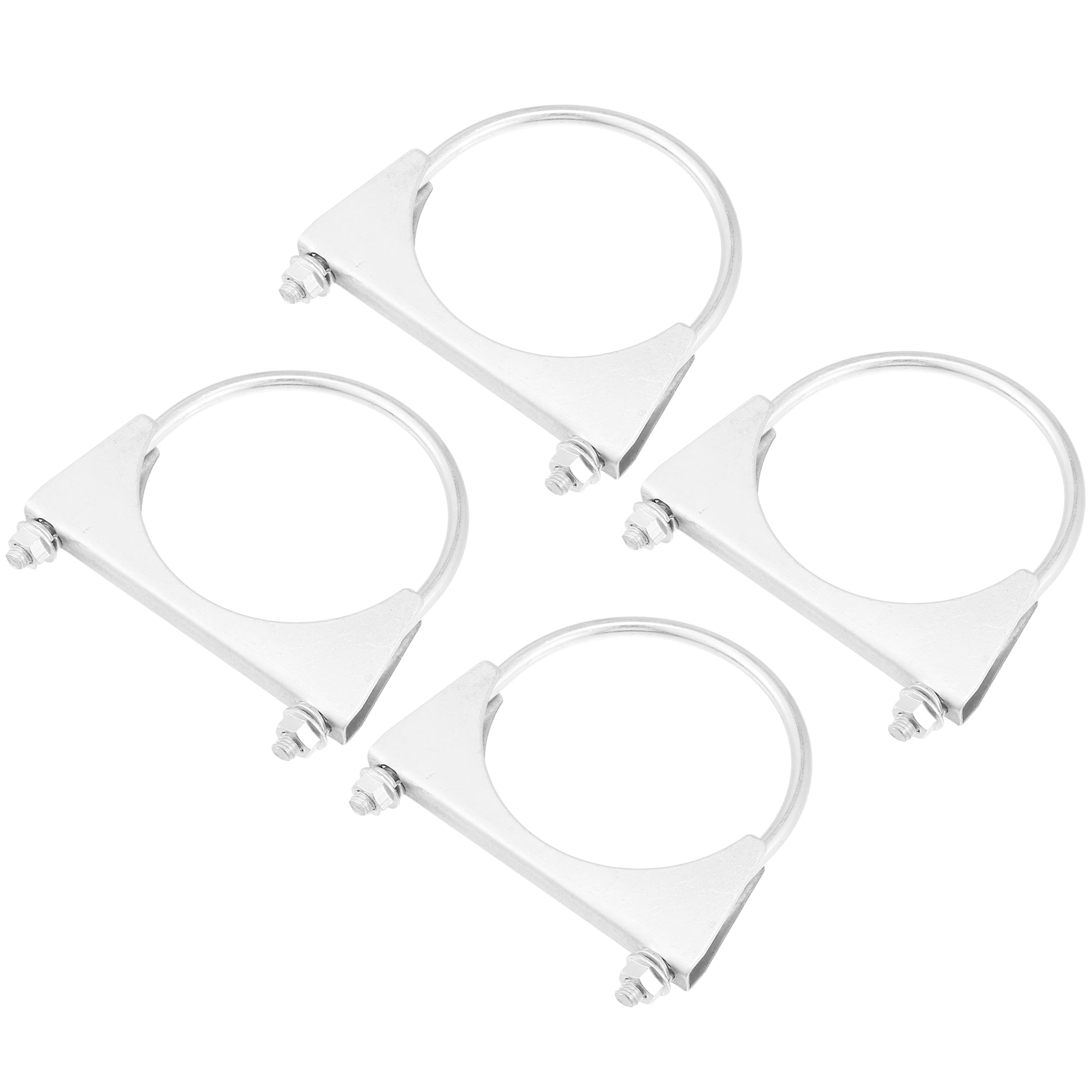 Unique Bargains Round U Bolt Clamp Muffler Exhaust Clamps for Car RV ...
