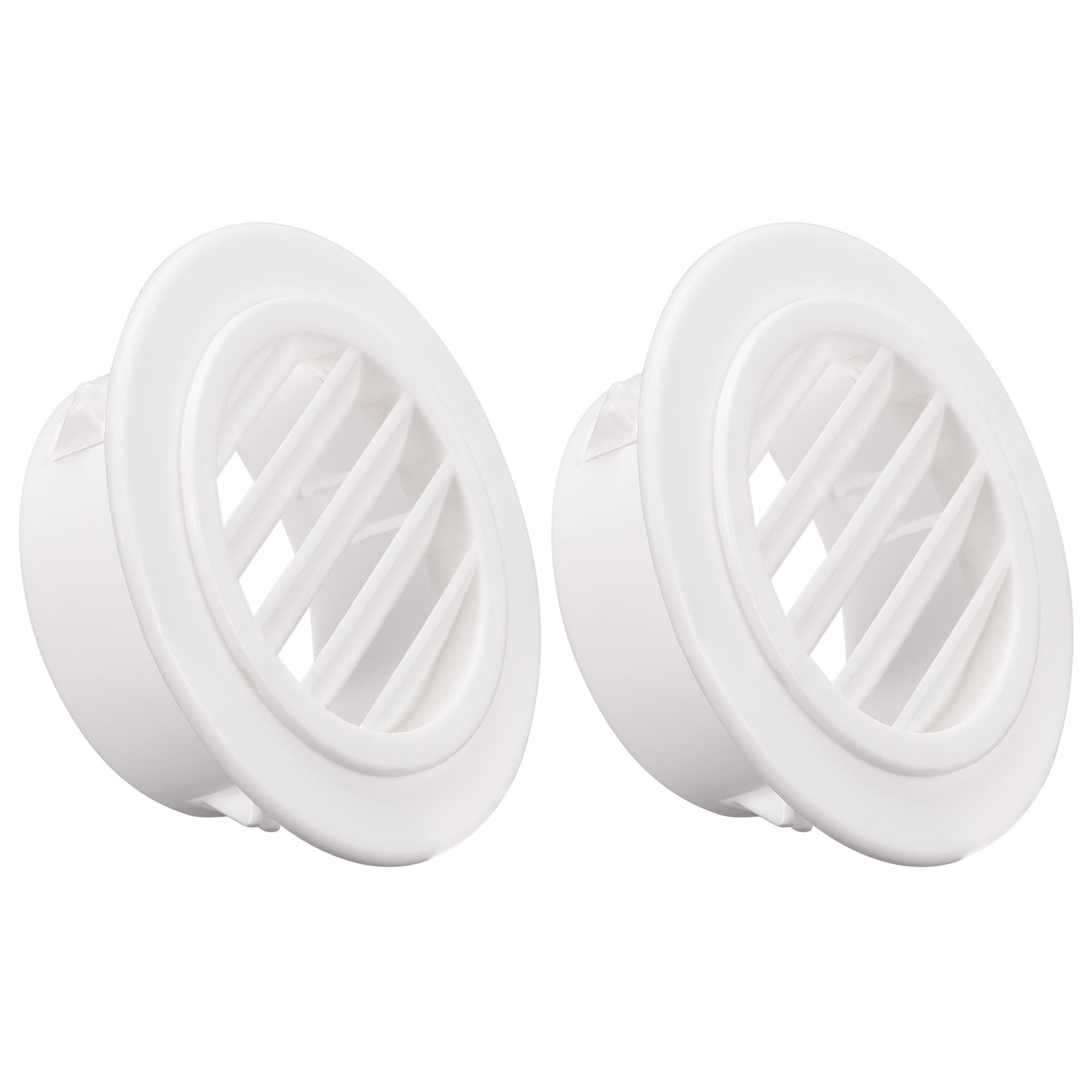 Unique Bargains Round Vent Cover, PP Plastic Detachable Air Vent ...