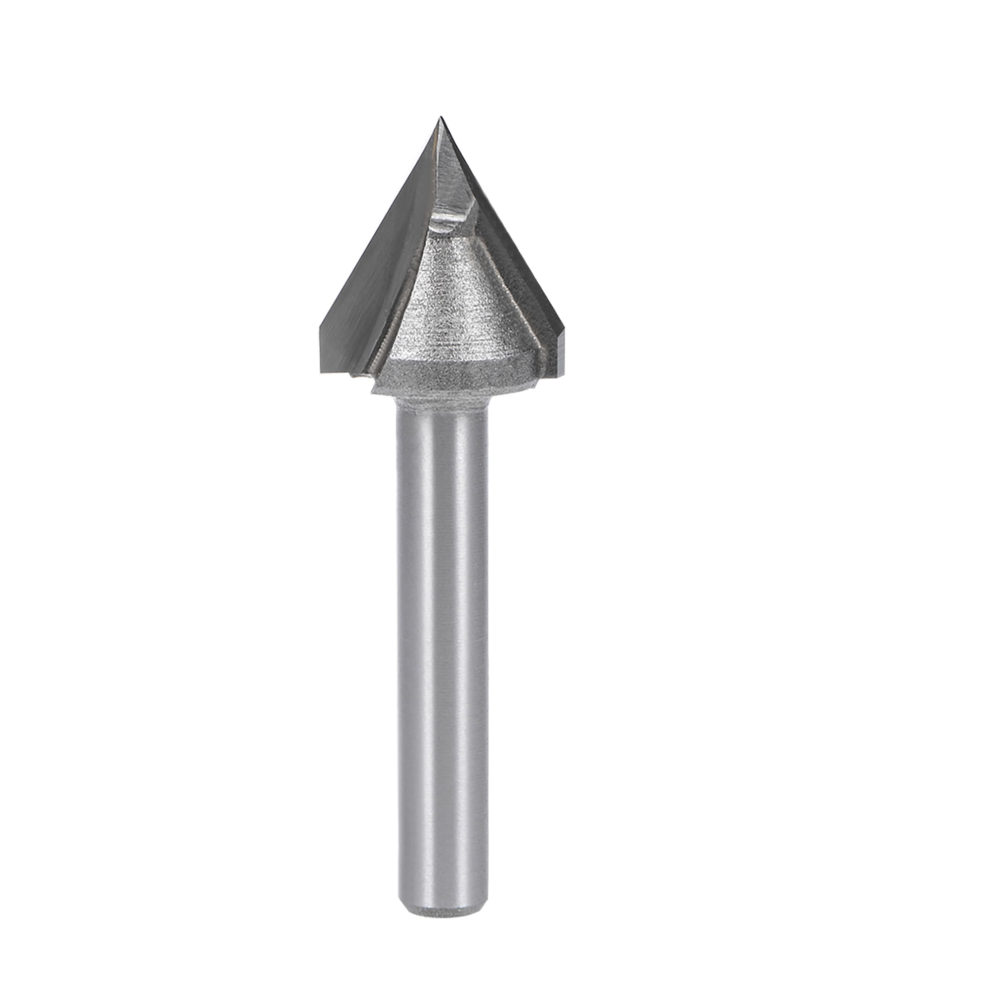 Unique Bargains Router Bit 6mm Shank 16mm Dia. 60 Degree V-Groove End ...