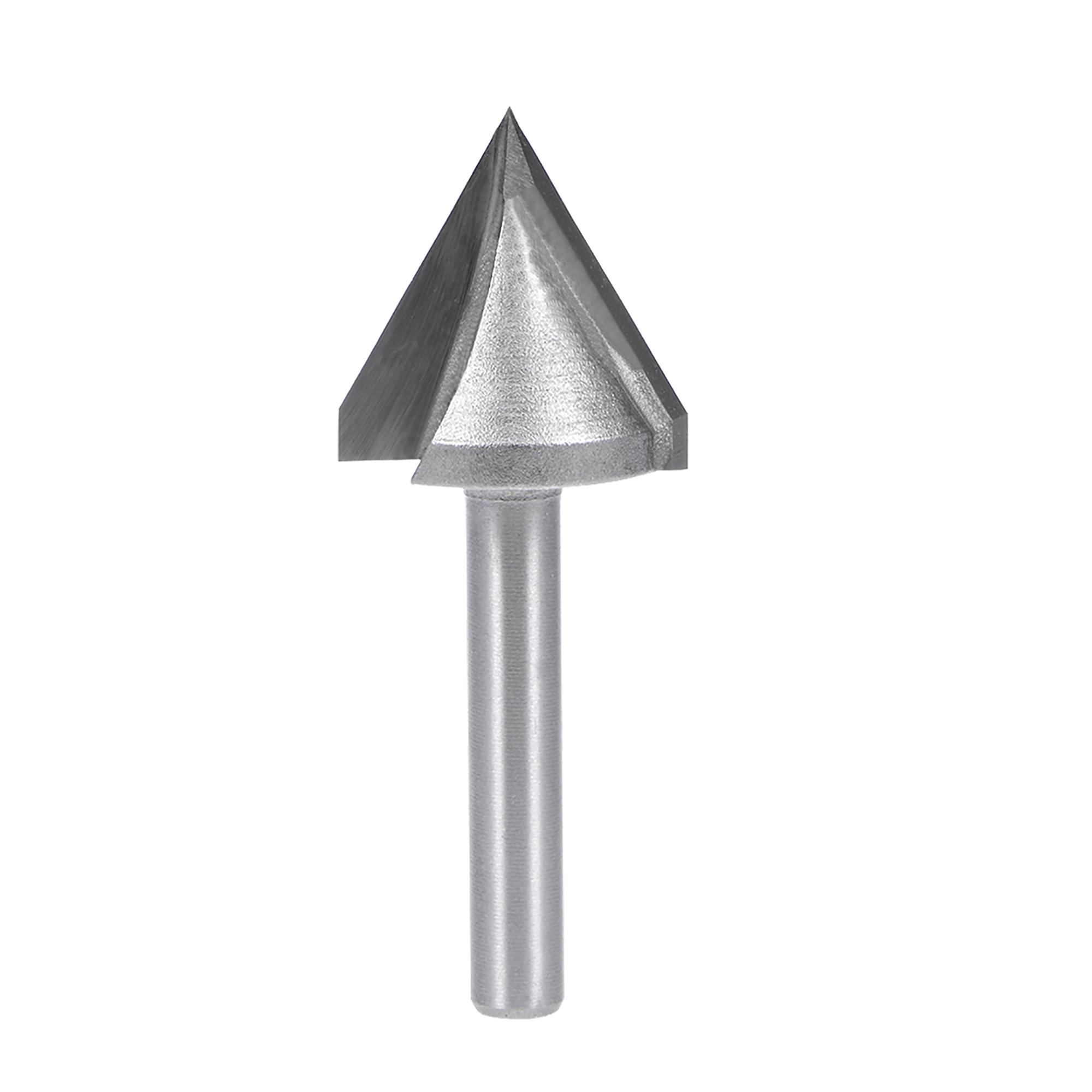 Unique Bargains Router Bit 6mm Shank 22mm Dia 60 Degree V-Groove End ...
