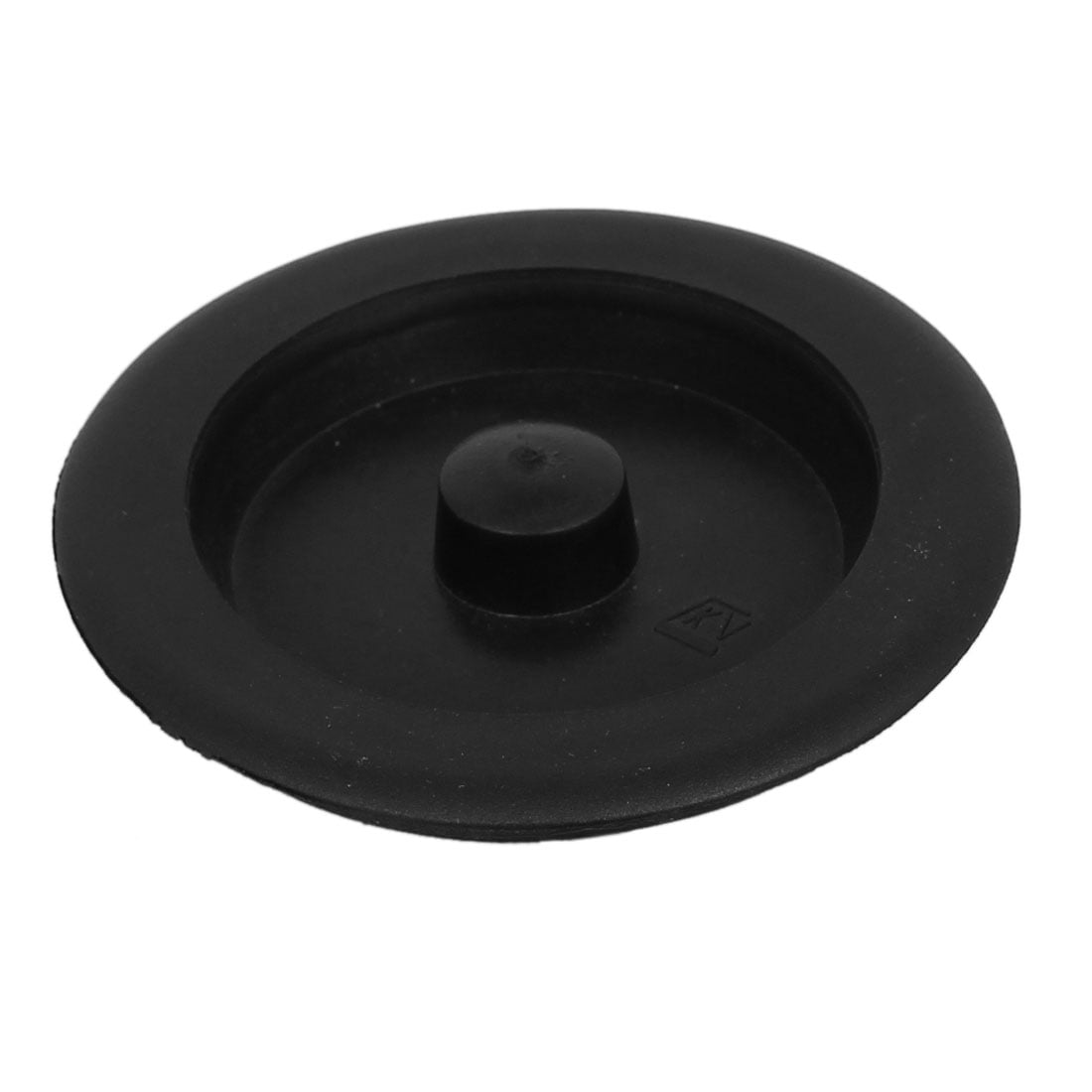 Unique Bargains 1 Pack Black Rubber Basin Water Sink Plug Disposal ...