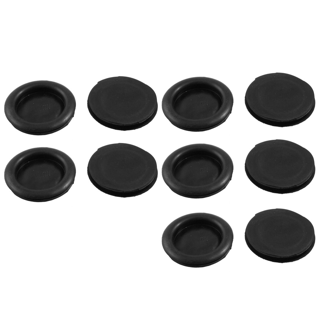 Unique Bargains Running Wire Cable Protector 60mm Dia Armature Rubber ...