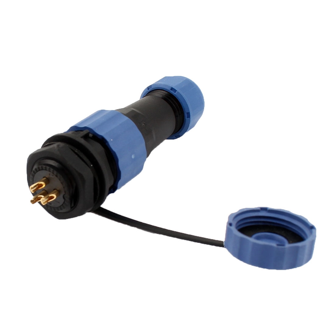 Unique Bargains SD16 16mm 3 Pin Waterproof Aviation Plug Socket Cable ...