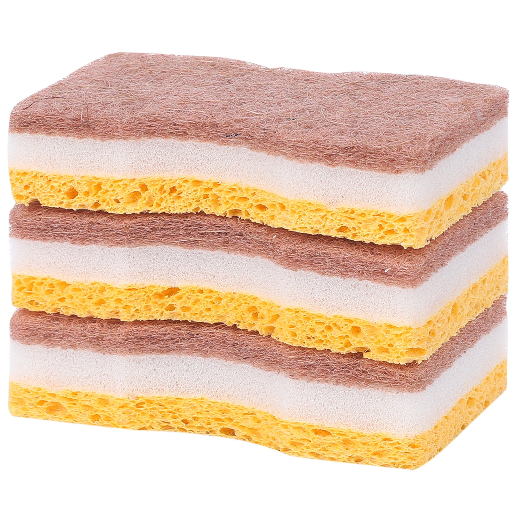 Unique Bargains Scrub Sponges Kitchen Non-Scratch Scrub Dish Sponges ...