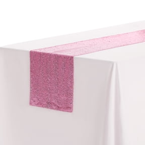 Pink Sequin Table Runner