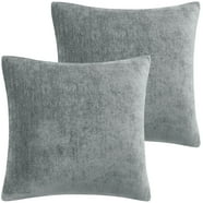 VHC Brands Waffle Weave Dark Grey Euro Sham Set of 2 26x26, Decorative ...