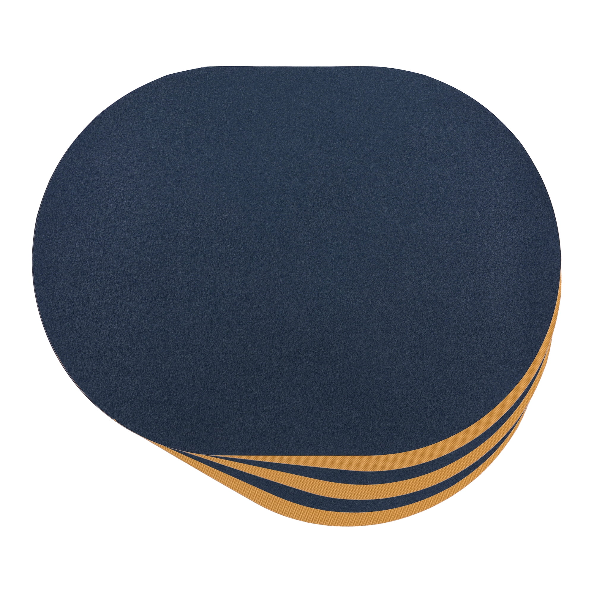 Unique Bargains Set of 6 Leather Table Placemats for Dining Table Decor ...