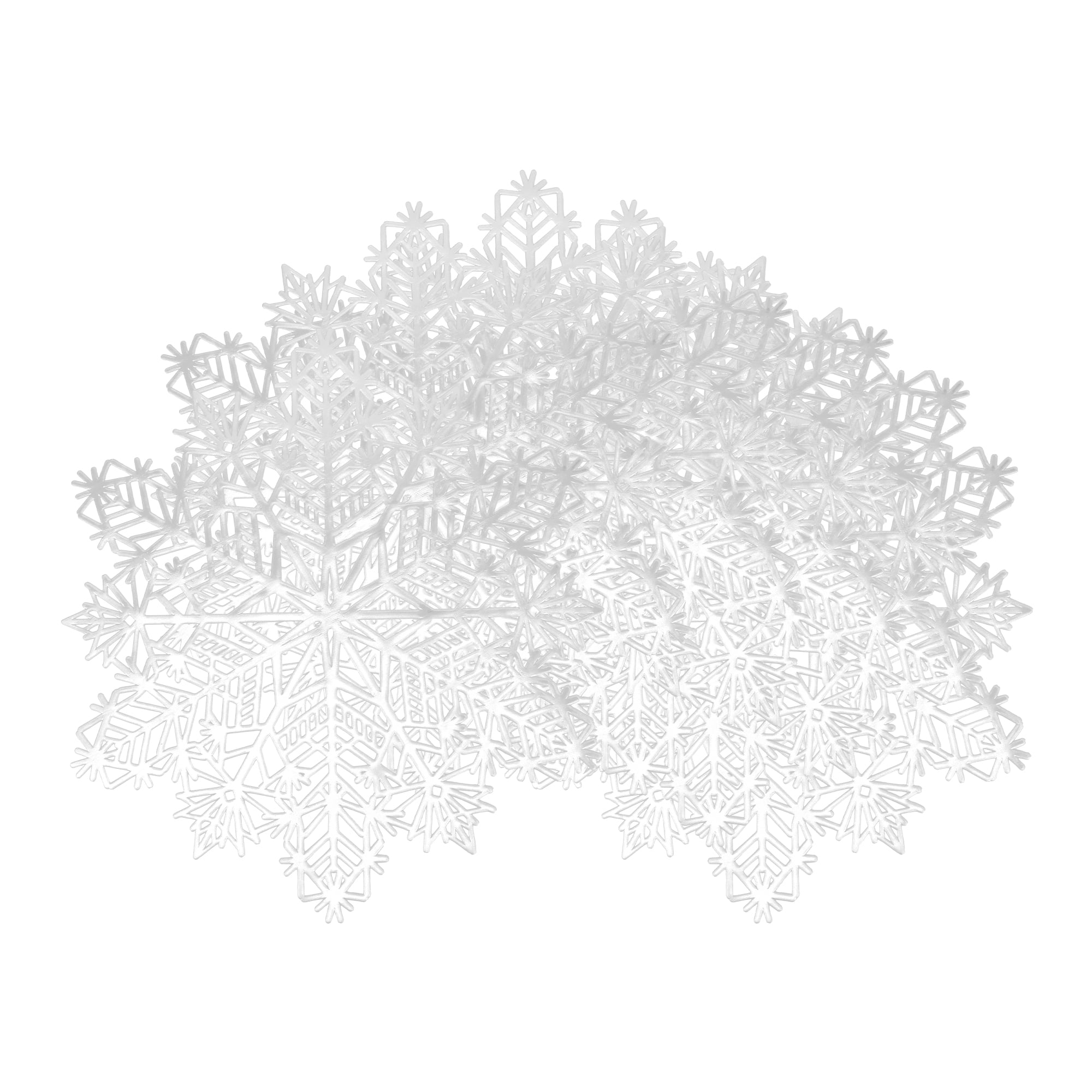 Unique Bargains Set of 6 Snowflake Shape Placemats Kitchen Table Mat ...
