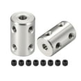 Unique Bargains Shaft Coupling 4mm to 4mm Bore L22xD14 Robot Motor ...