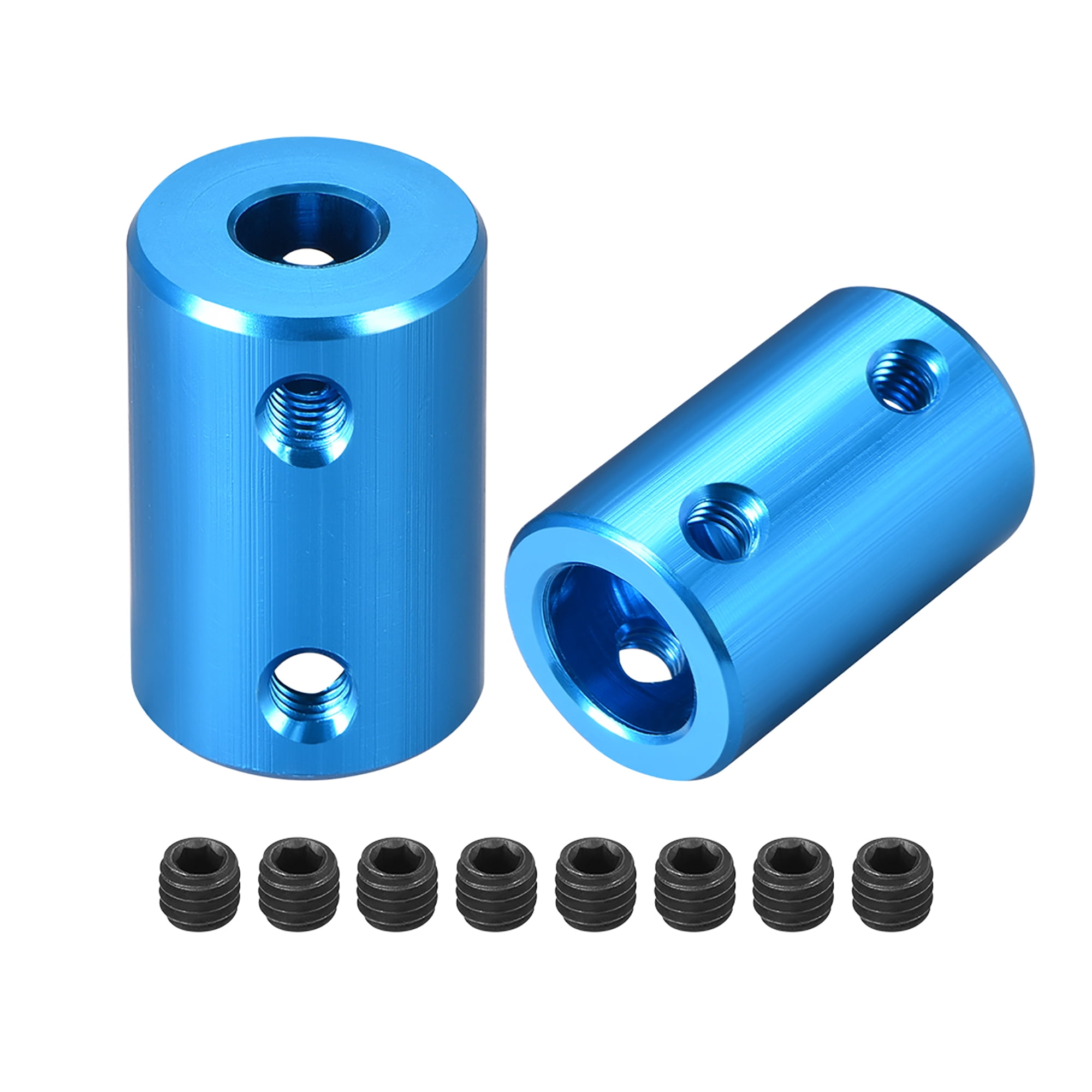 Unique Bargains Shaft Coupling 6.35mm to 10mm Bore L25xD16 Robot Motor ...