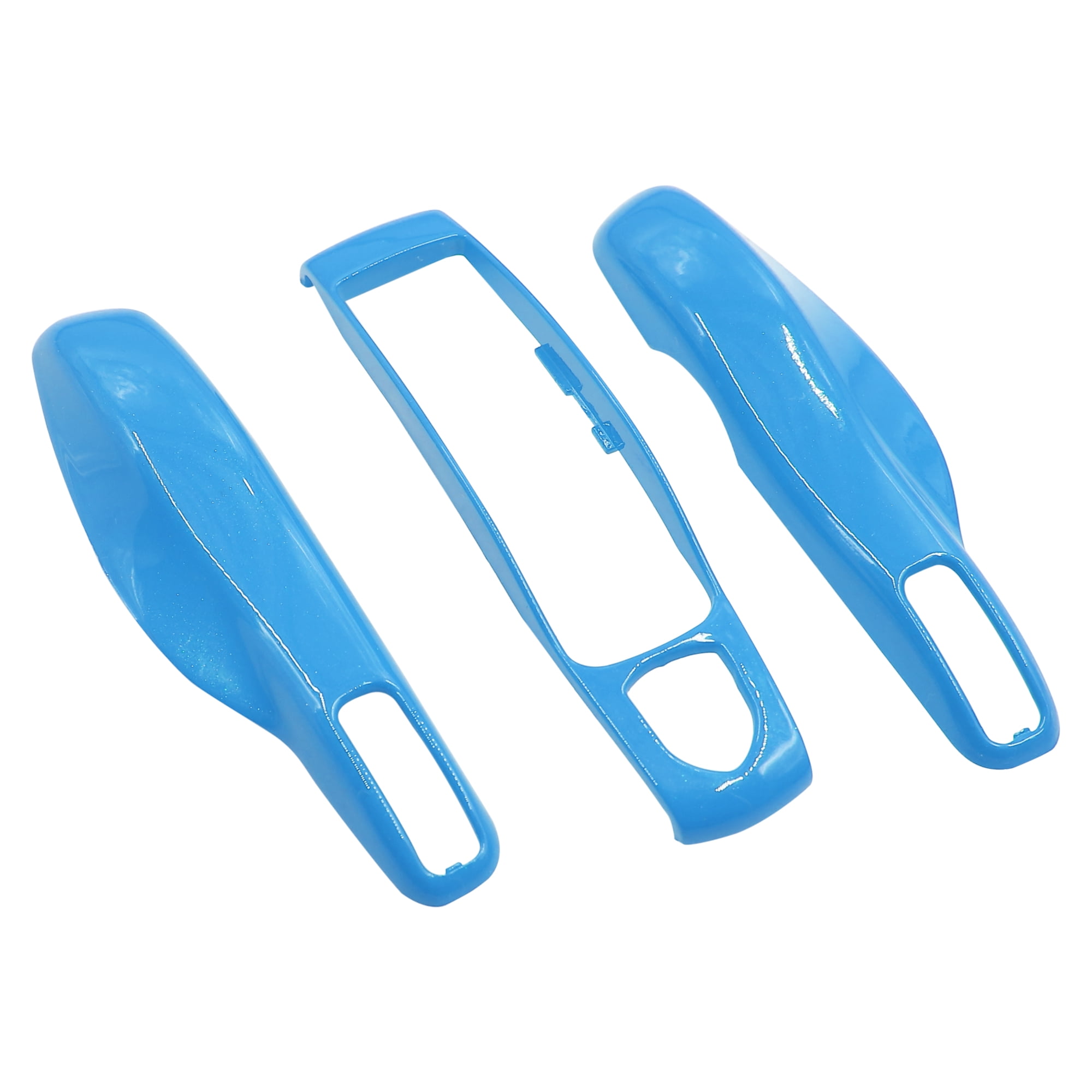 Unique Bargains Shining Blue Car Remote Key Cover Key Fob ABS Case Key ...