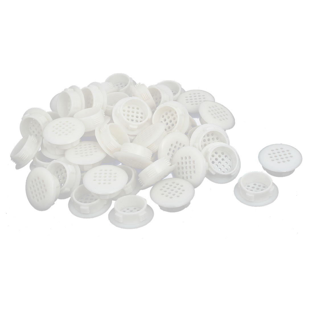 Unique Bargains Shoes Furniture Plastic Round Mesh Hole Air Vent Louver ...