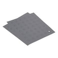 Unique Bargains Silicone Trivet Mats 2pcs, Square Dots Hot Pan Pads ...