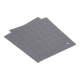 Unique Bargains Silicone Trivet Mats 2pcs, Square Dots Hot Pan Pads ...
