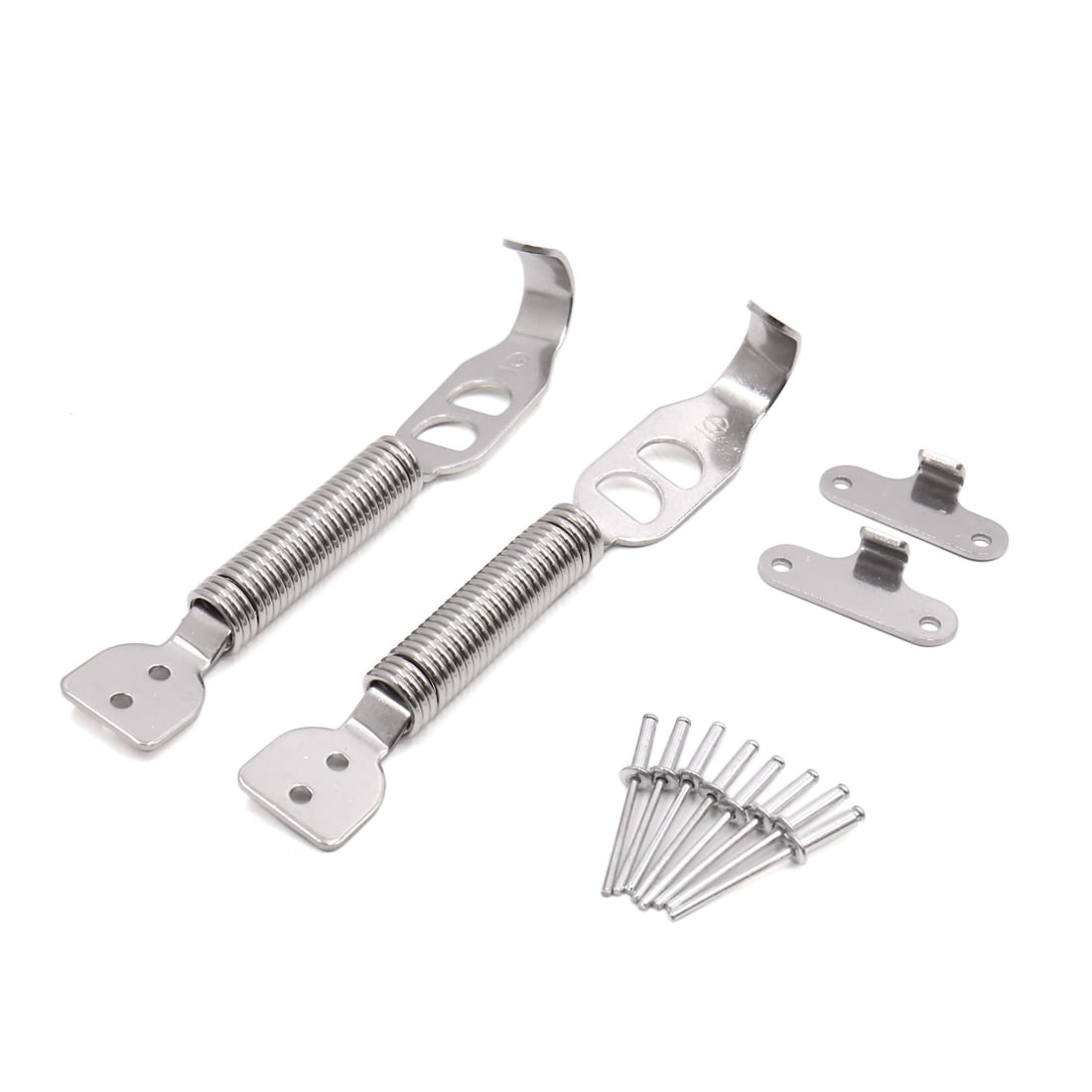 Unique Bargains Silver Tone Auto Car Racing Mount Bonnet Flip Hood Pin ...