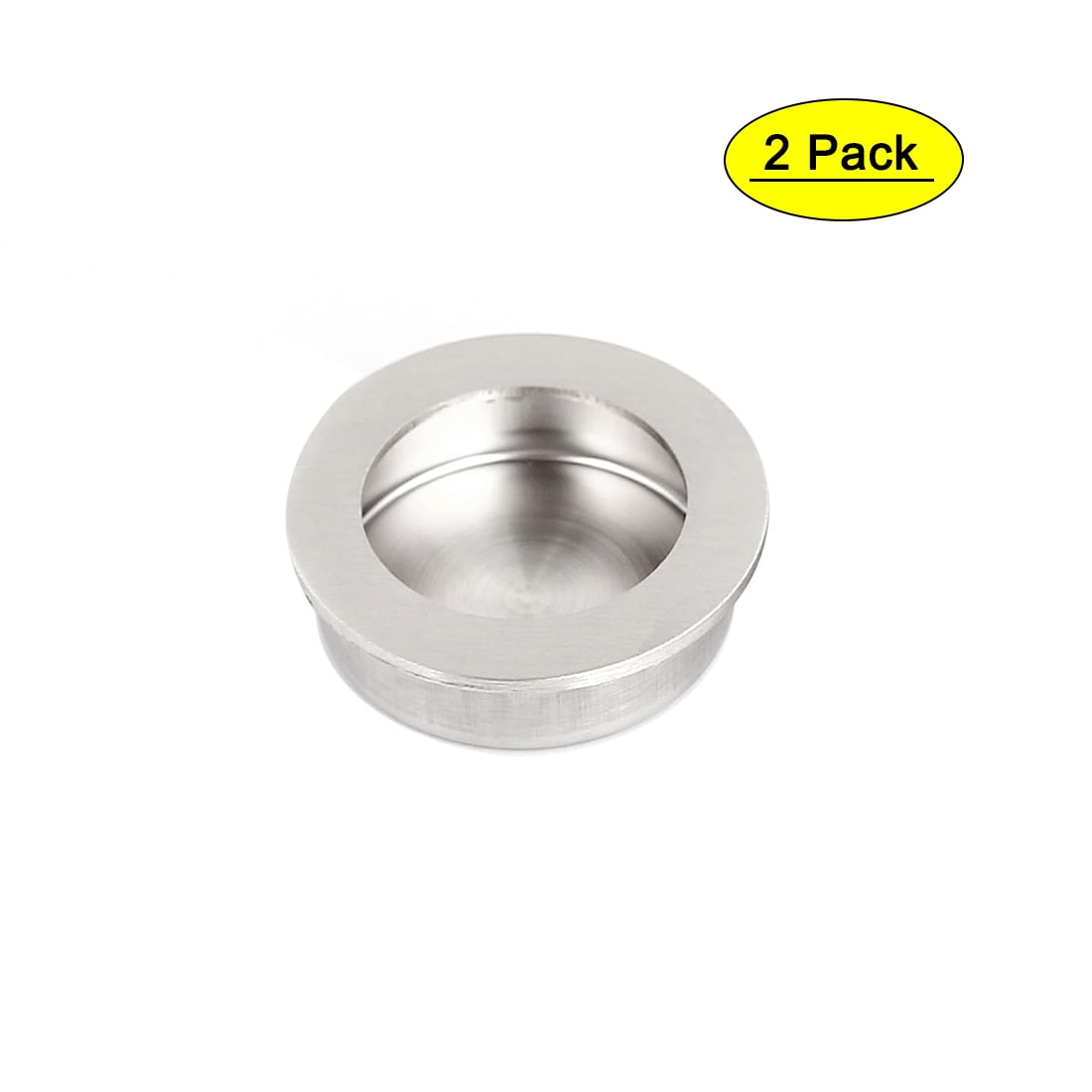 Unique Bargains Sliding Door Round Recessed Flush Pull Handle- 0.12 ...