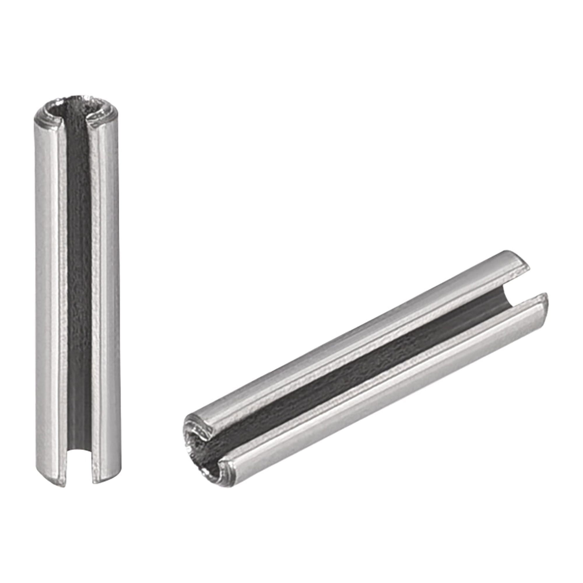 Unique Bargains Slotted Spring Pin M1.5mm x 6mm 304 Stainless Steel ...