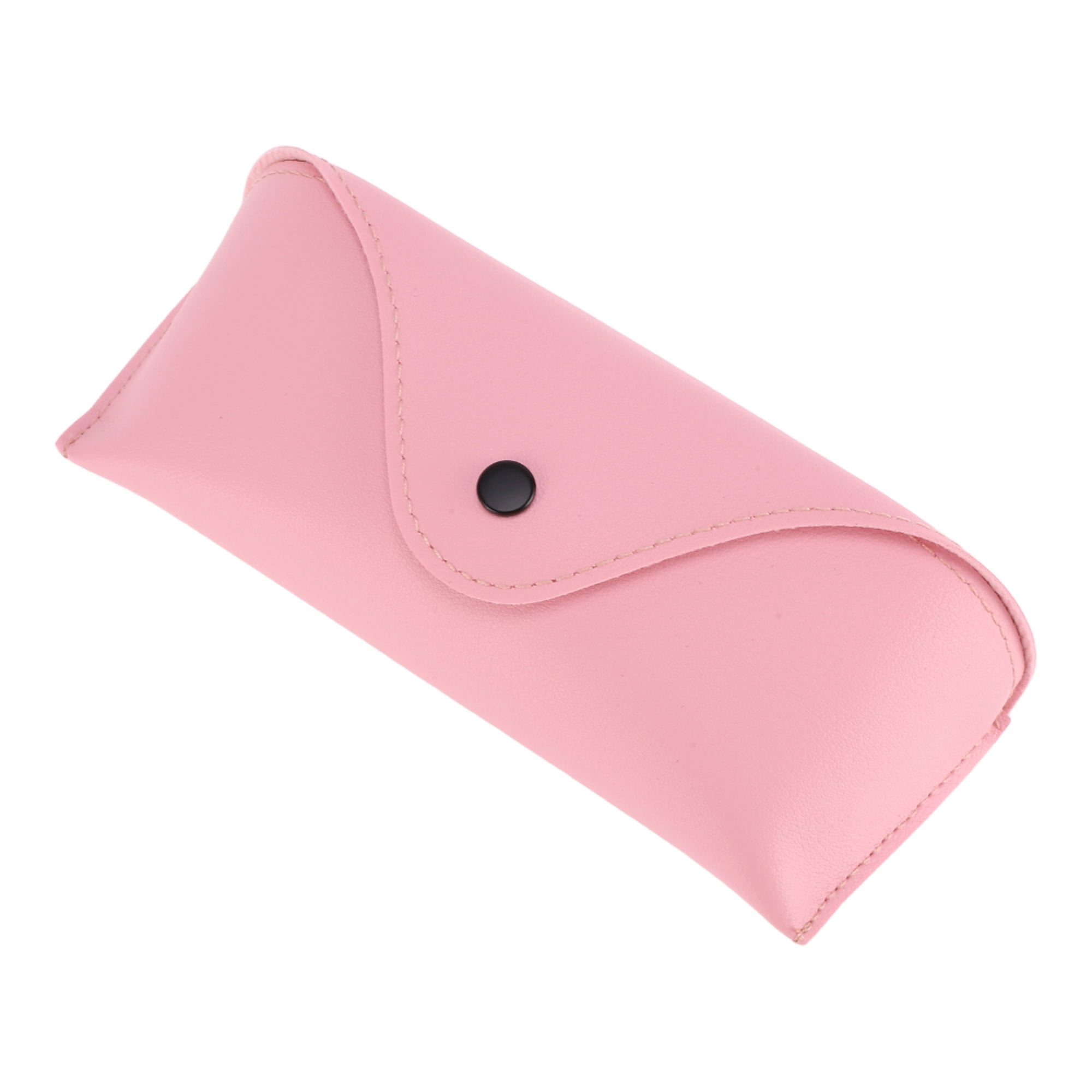Unique Bargains Snap Button Eyeglasses Case Portable Eyeglasses Storage ...