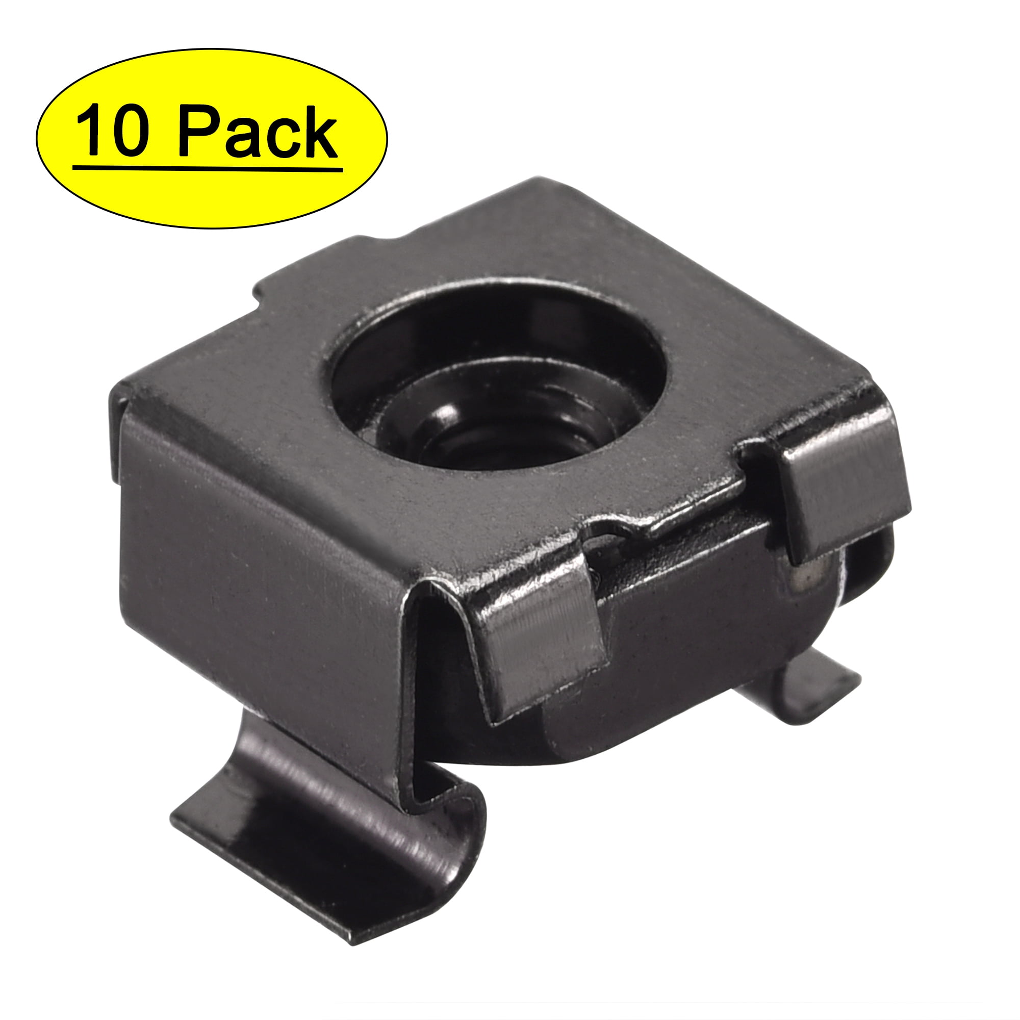 Unique Bargains Snap-in Cage Nuts - M4 x 0.03'' Carbon Steel Metric Nut ...