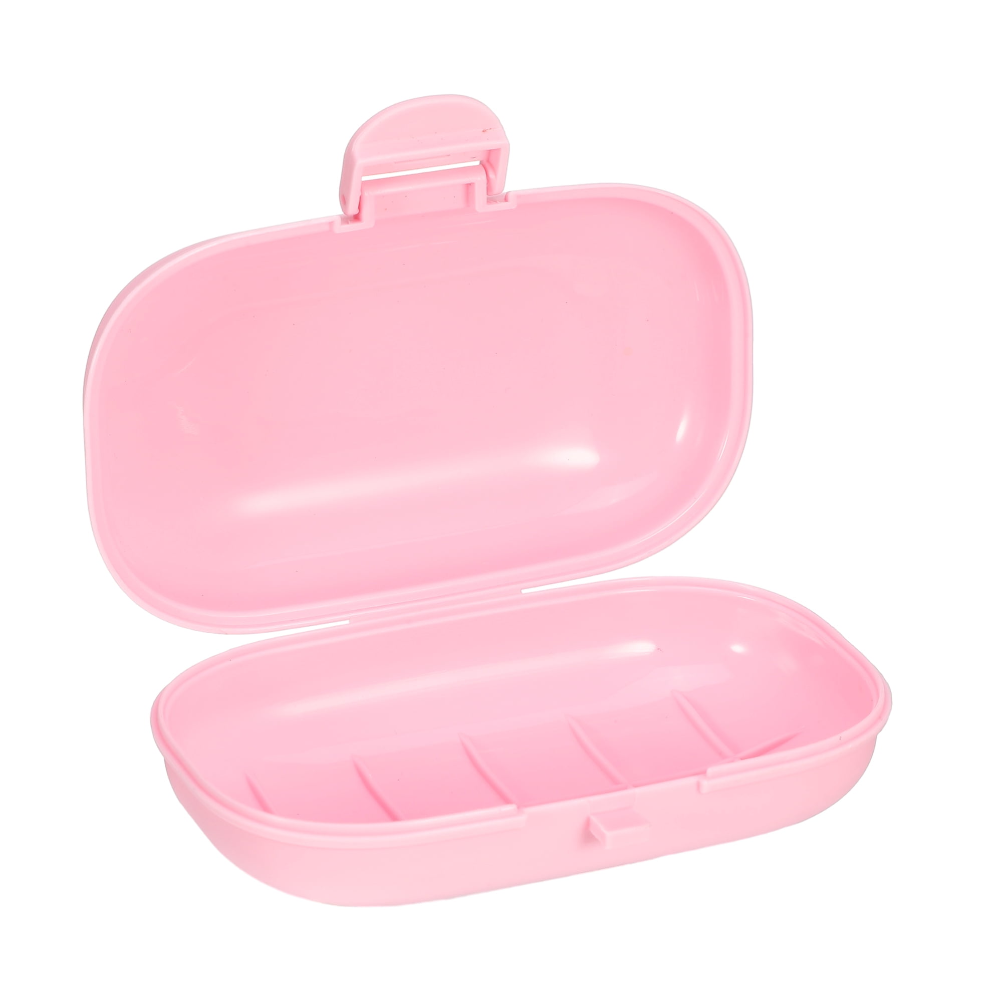 Unique Bargains Soap Dish Portable Travel Portable Soap Dish Box Soap ...
