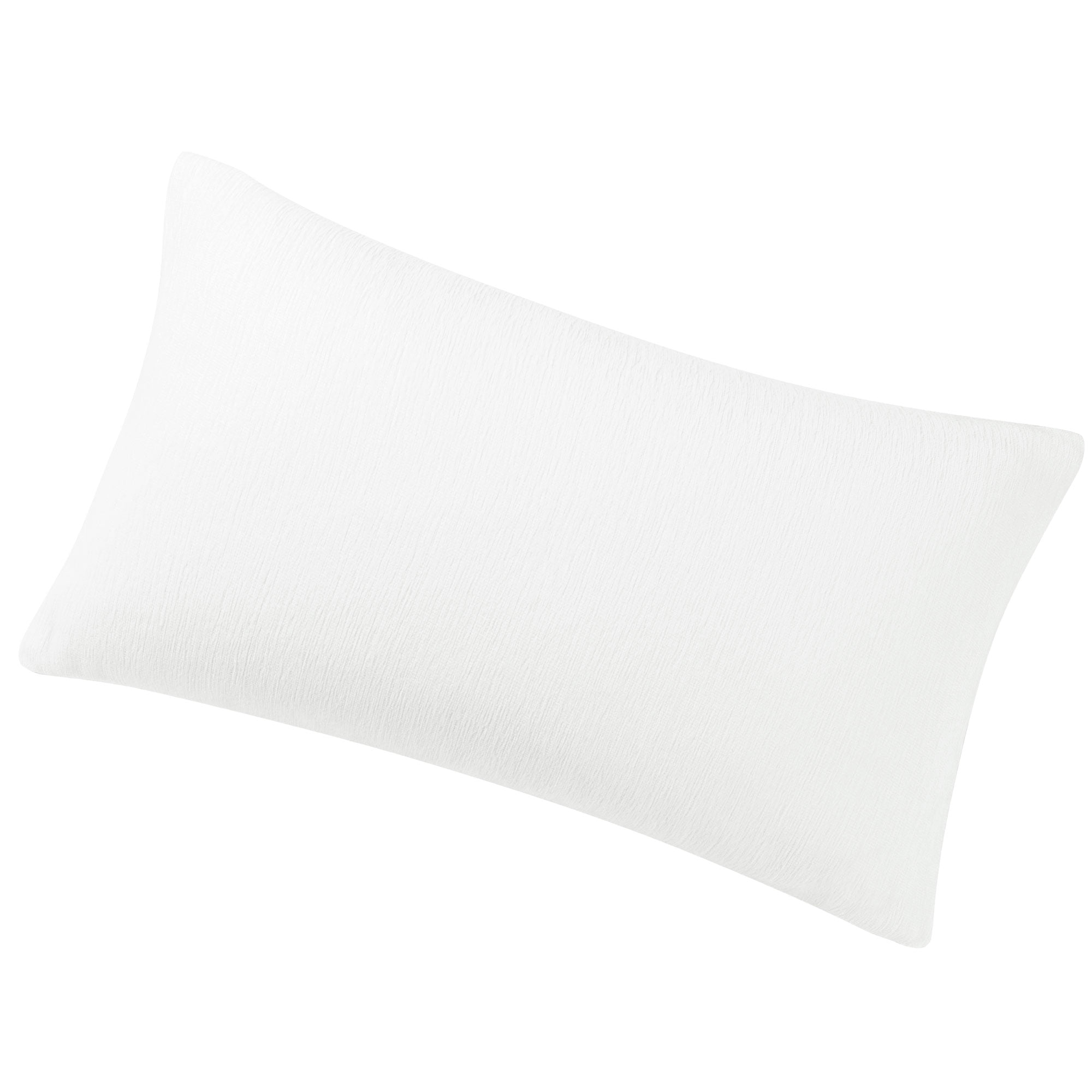 Unique Bargains Soft Water Repellent Throw Pillow Covers White 12x20