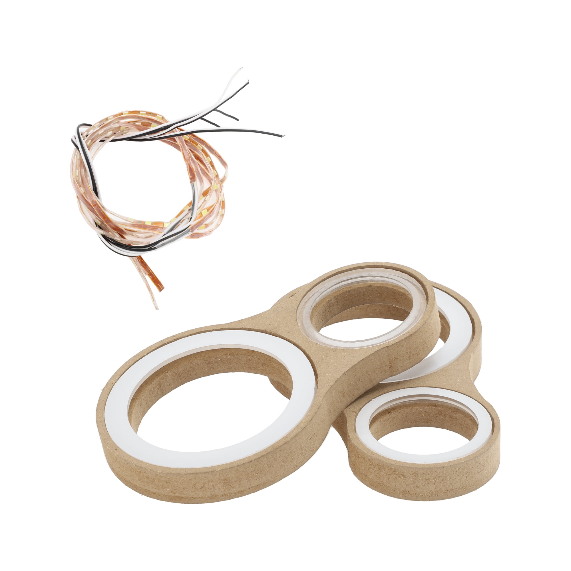 Unique Bargains Speaker Spacer Ring Adator Dual Rings for 1"for 3" Wood ...