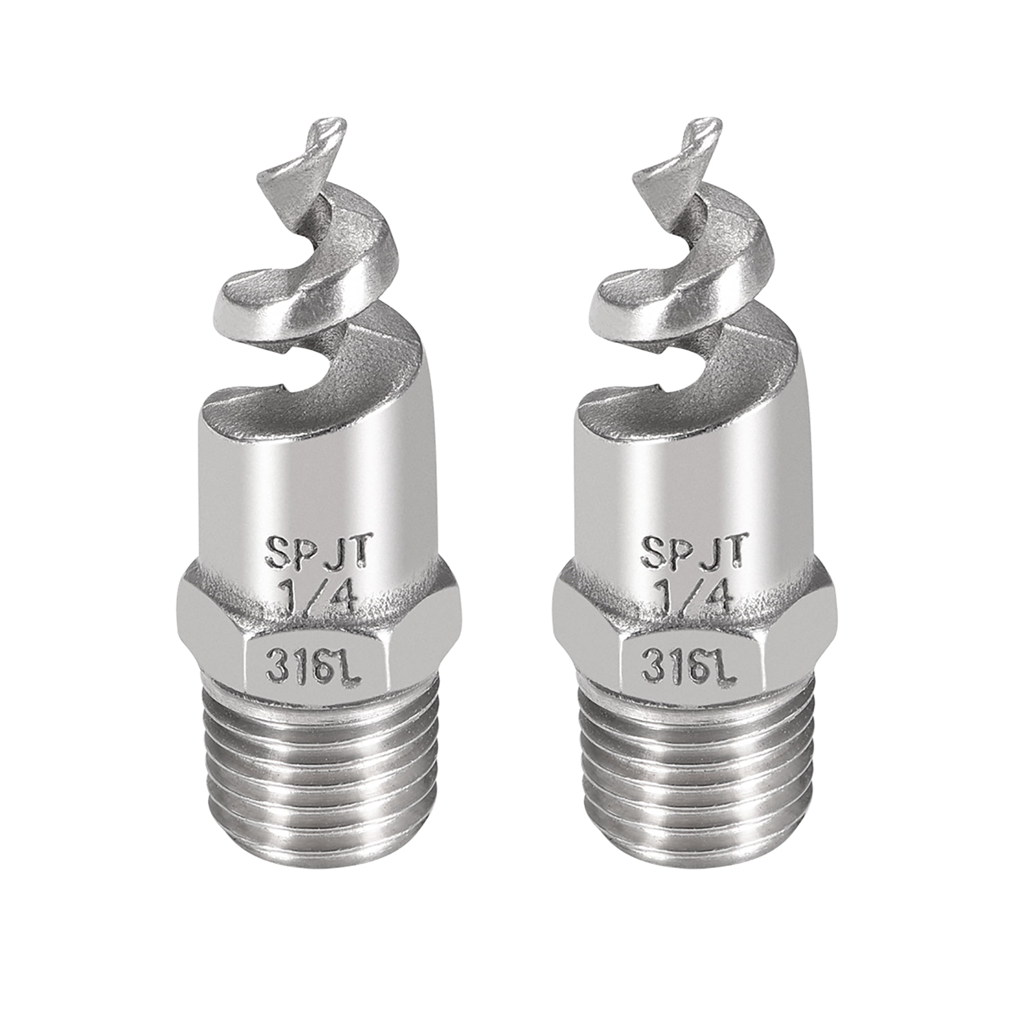 Unique Bargains Spiral Cone Atomization Nozzle, 1/4 BSPT 316 Stainless ...