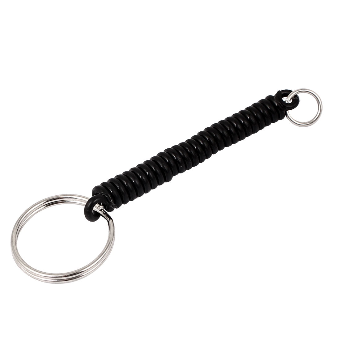 Unique Bargains Split Ring 9cm Length Stretchy Coil Keychain Keyring ...
