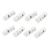 Unique Bargains Sportwear Toggle Stop Plastic Double Hole Cord Locks ...
