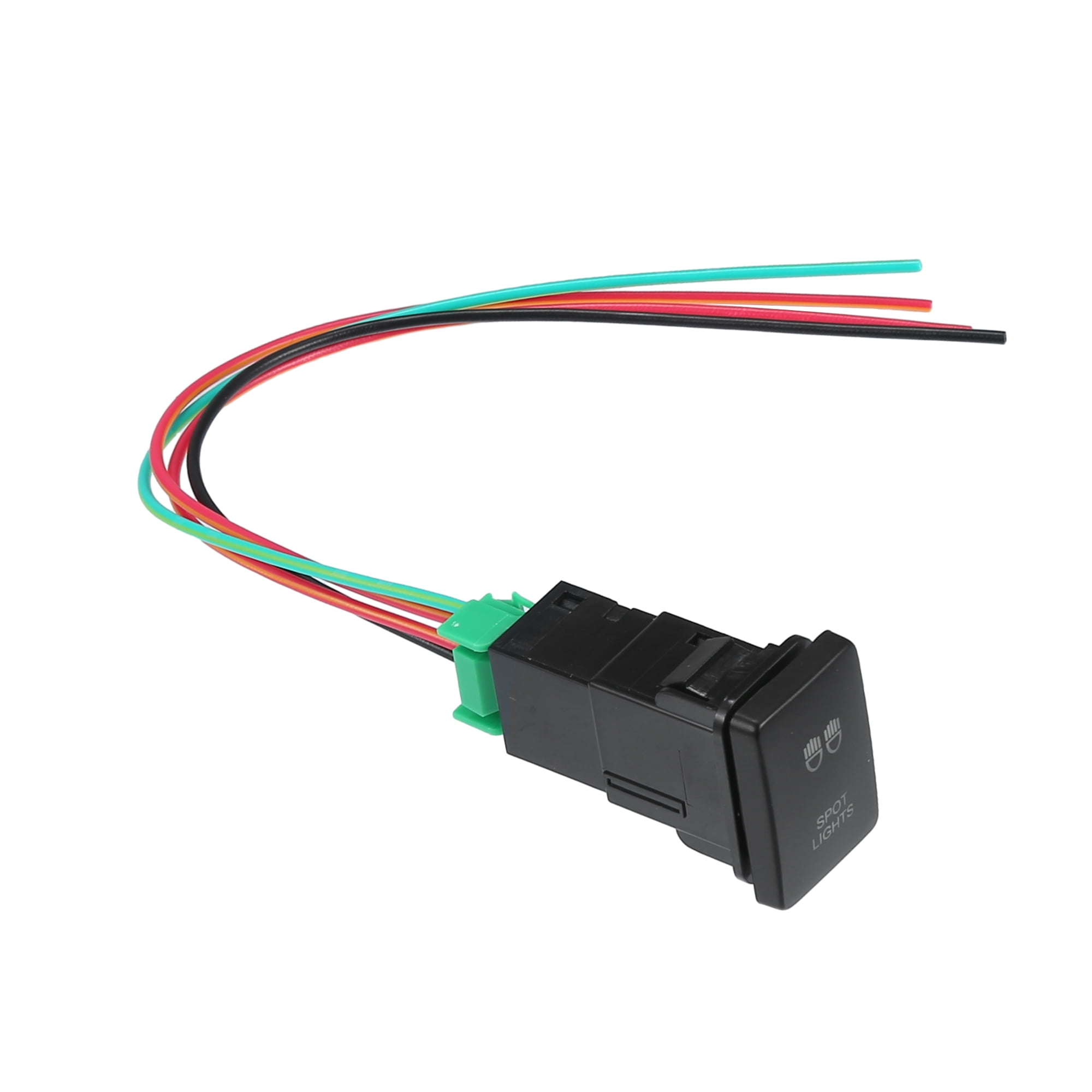 Unique Bargains Spot Lights Push Button Switch Set with Connector Wire ...