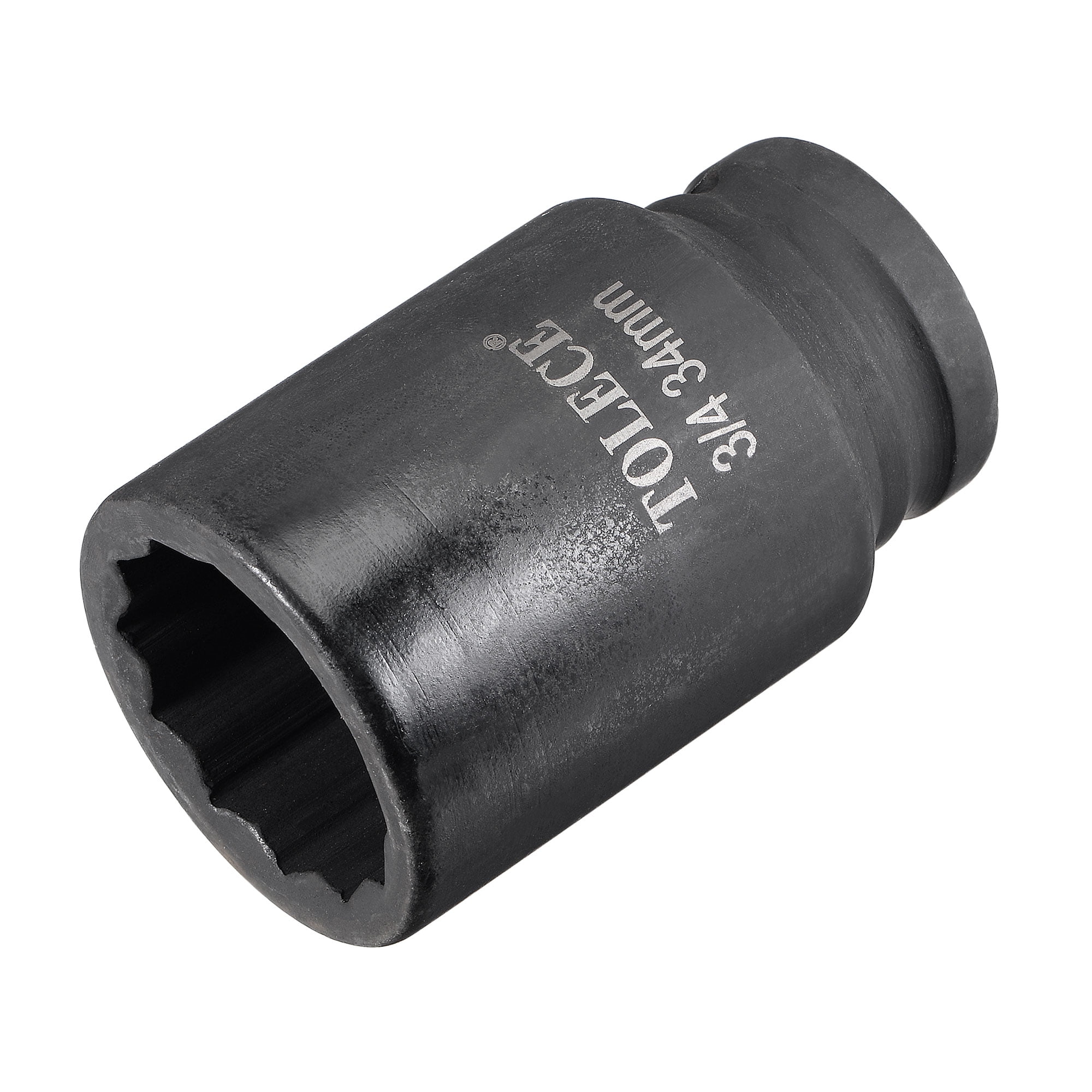 Unique Bargains Square Drive 12-Point Deep Impact Socket CR-MO Steel ...