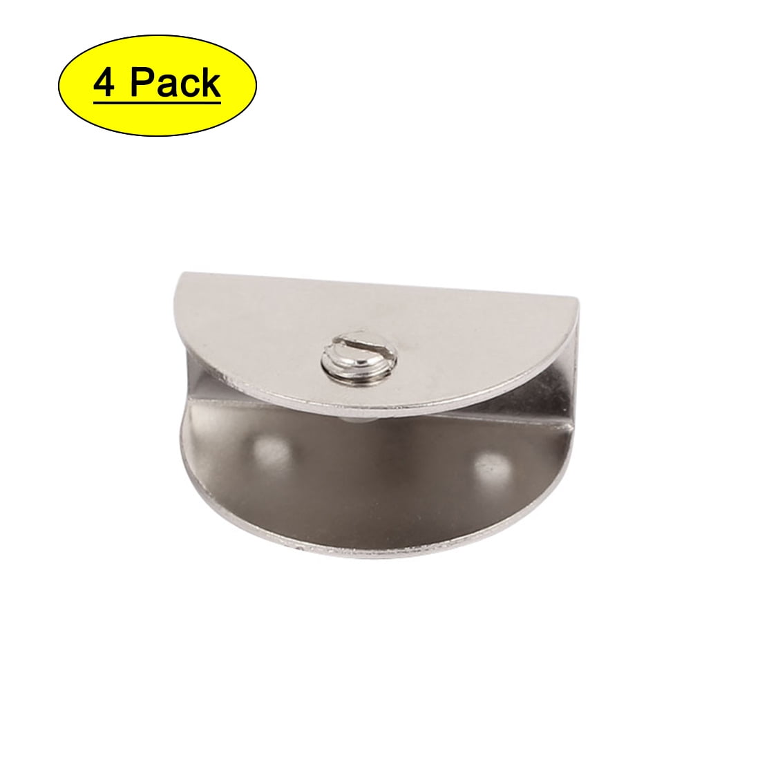 Unique Bargains Stainless Steel 13-16mm Thickness Glass Shelf Clip ...