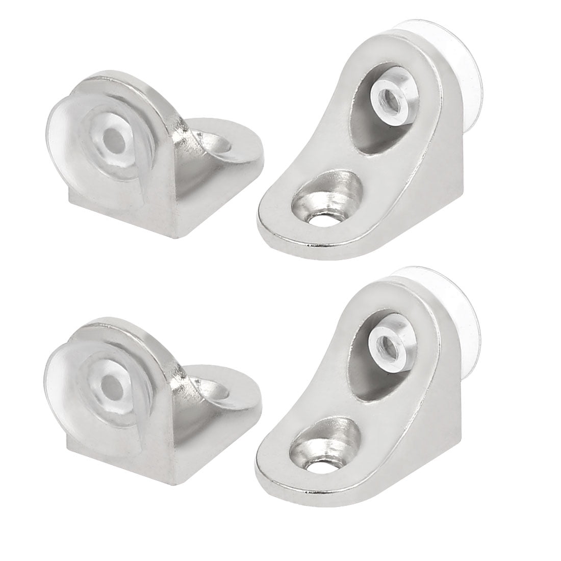 Unique Bargains Stainless Steel 90 Degree Angle Glass Shelf Support ...