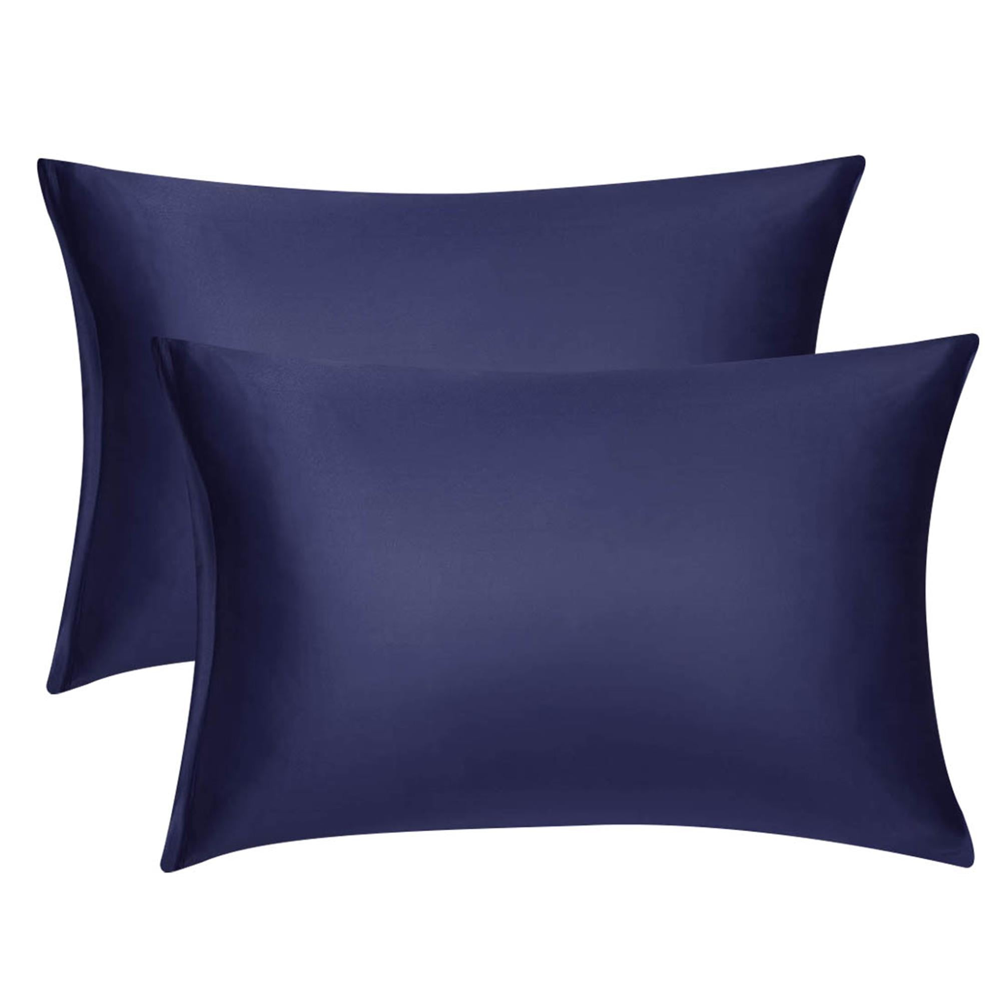 Unique Bargains Silky Satin Zipper Pillowcases - Walmart.com