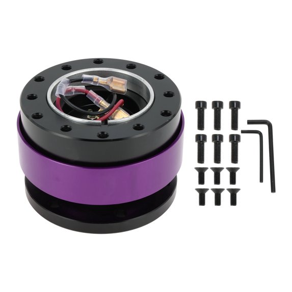 Unique Bargains Steering Wheel Quick Release Hub Adapter Universal 12 ...