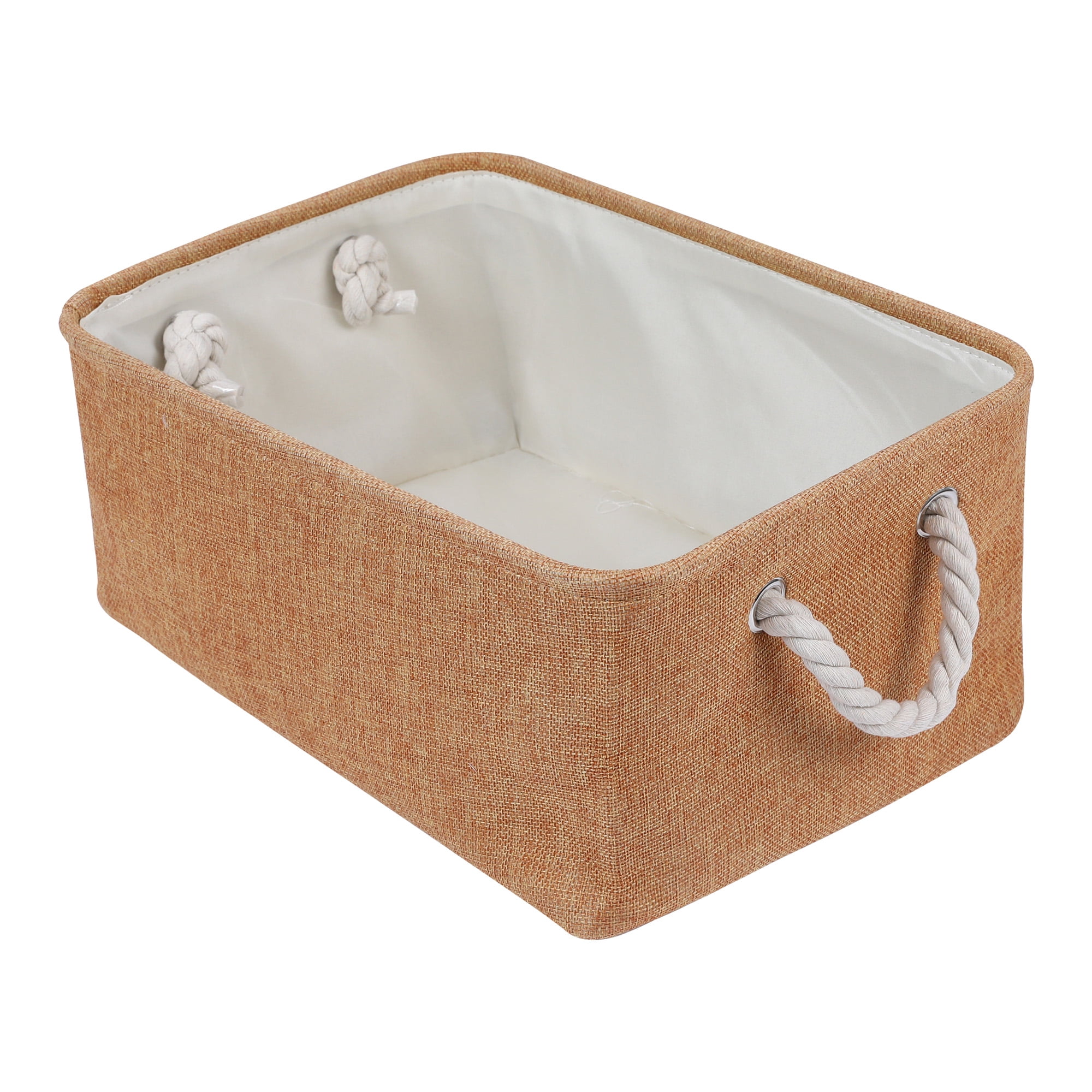Unique Bargains Storage Bin with Handles for Closet Organizers Rose ...