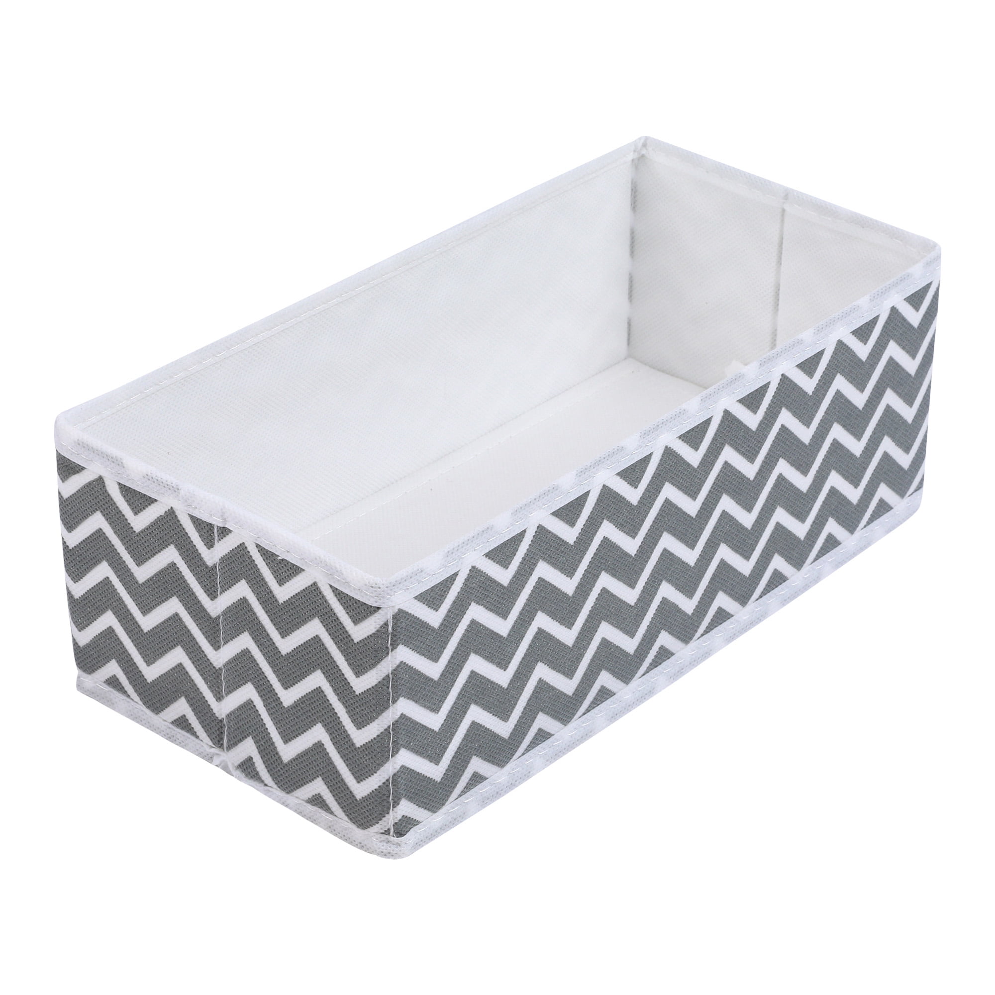 Unique Bargains Storage Bins for Closet Organizers Wavy Pattern Gray 11 ...