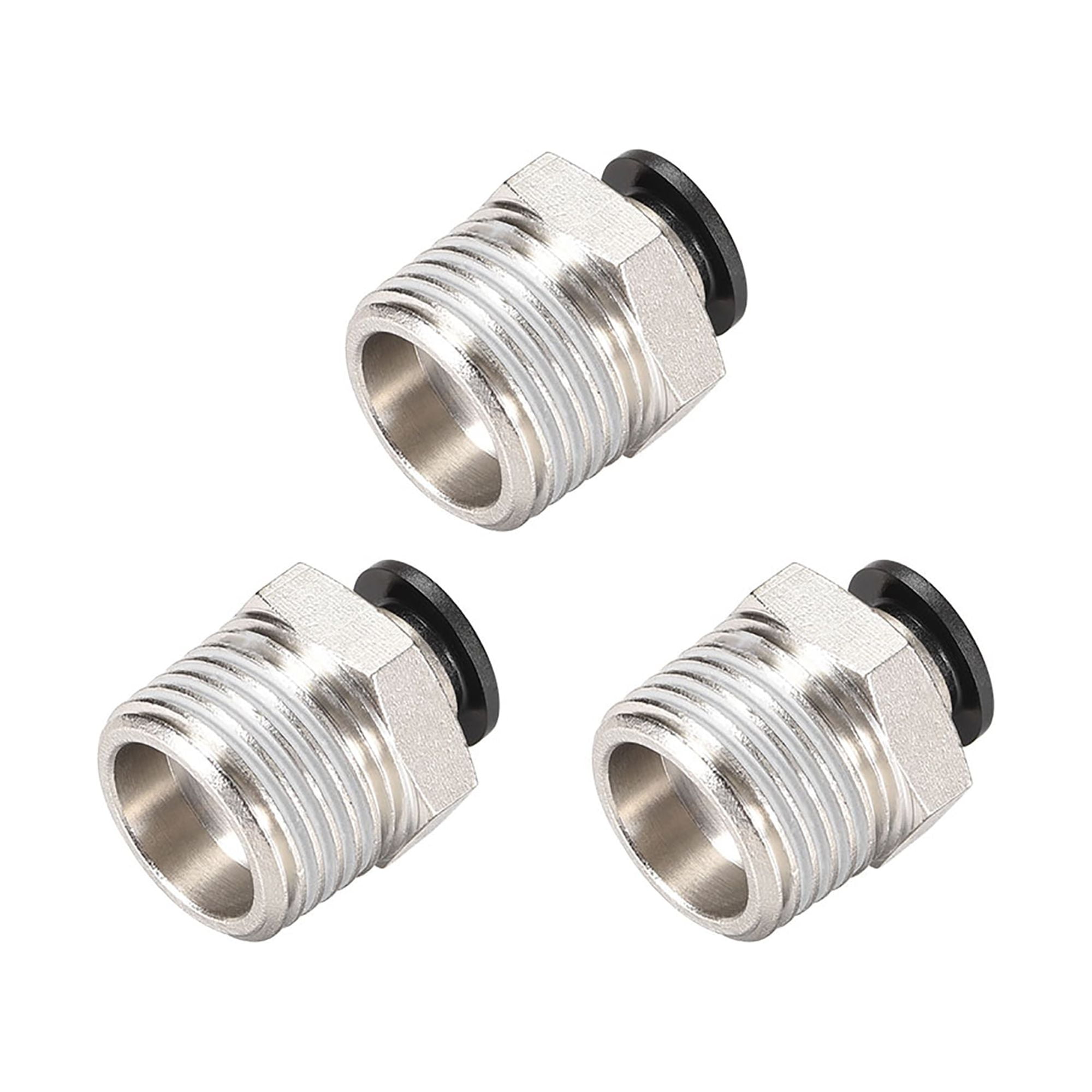 Unique Bargains Straight Pneumatic Push to Quick Connect Fittings,1 ...