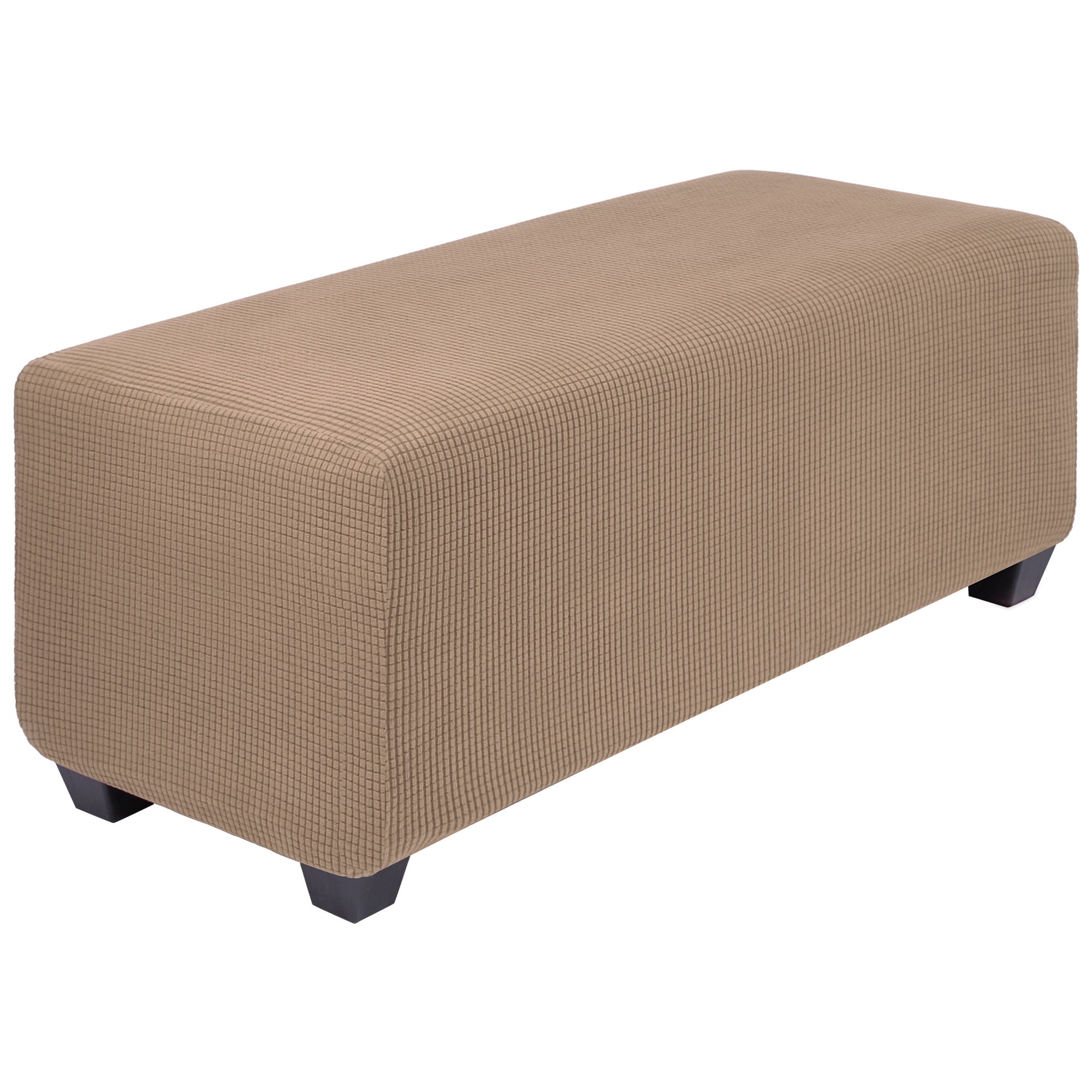 Unique Bargains Stretch Ottoman Cover Slipcover Furniture Covers Fallow ...