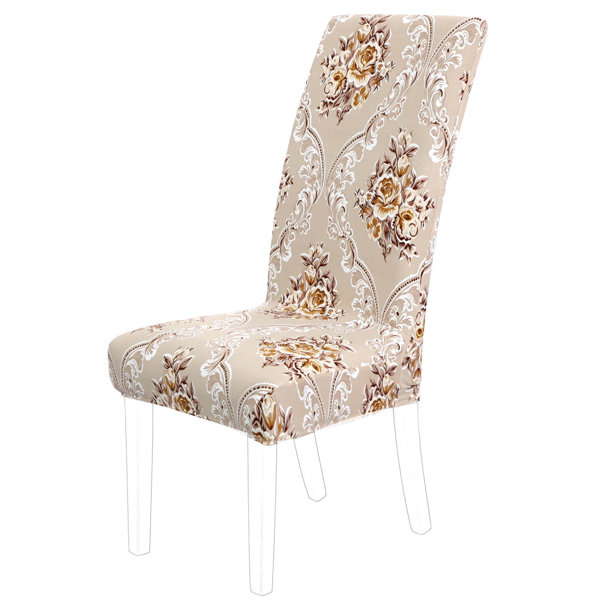 Unique Bargains Stretch Spandex Dining Chair Slipcovers Short Chair ...