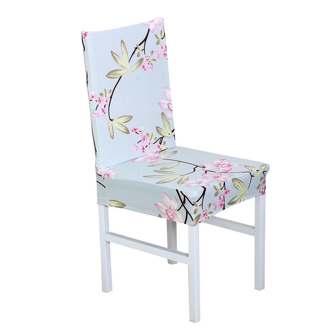 Unique Bargains Stretch Spandex Dining Chair Slipcovers Short Chair ...