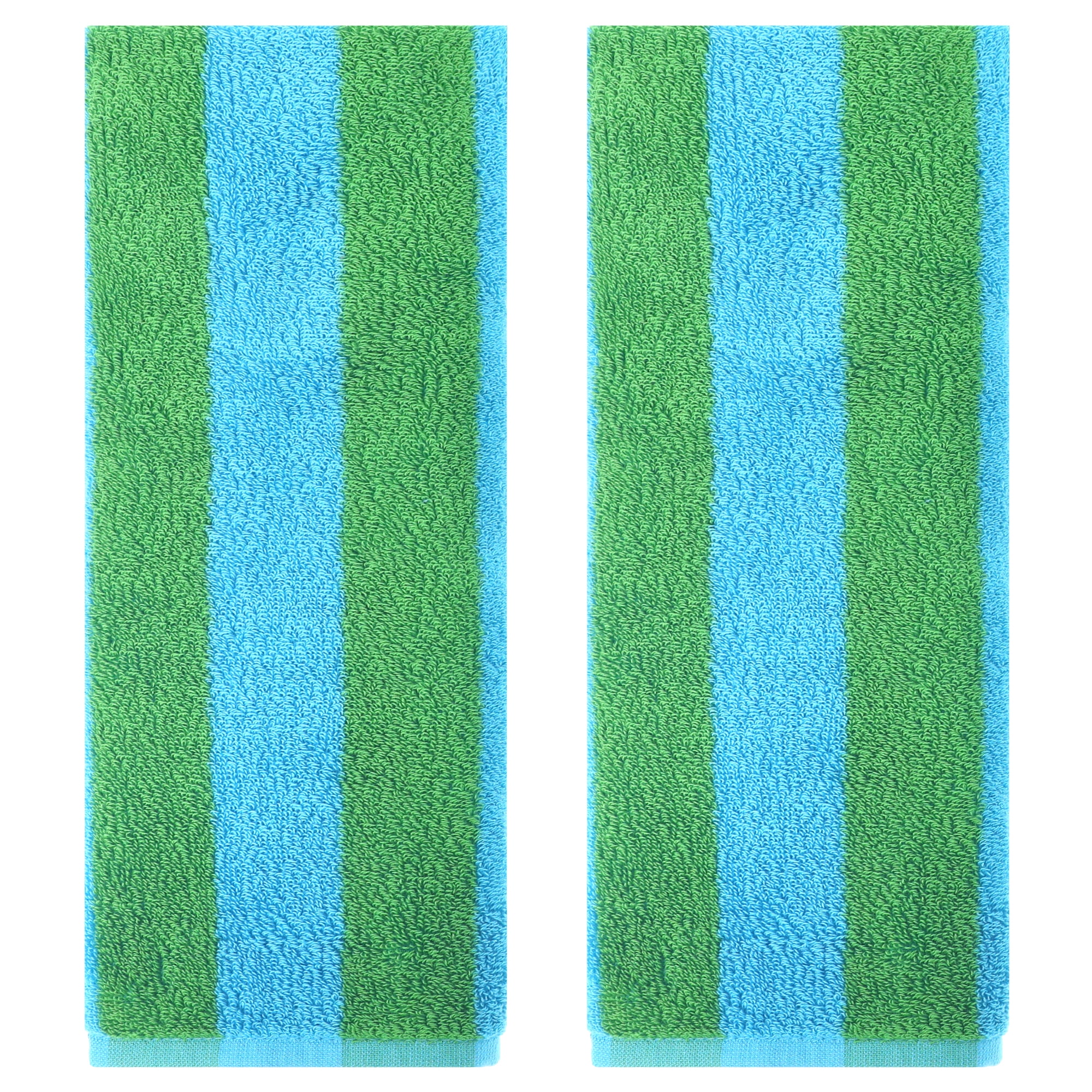 Unique Bargains Striped Hand Towels Absorbent Soft Towel for Kitchen ...