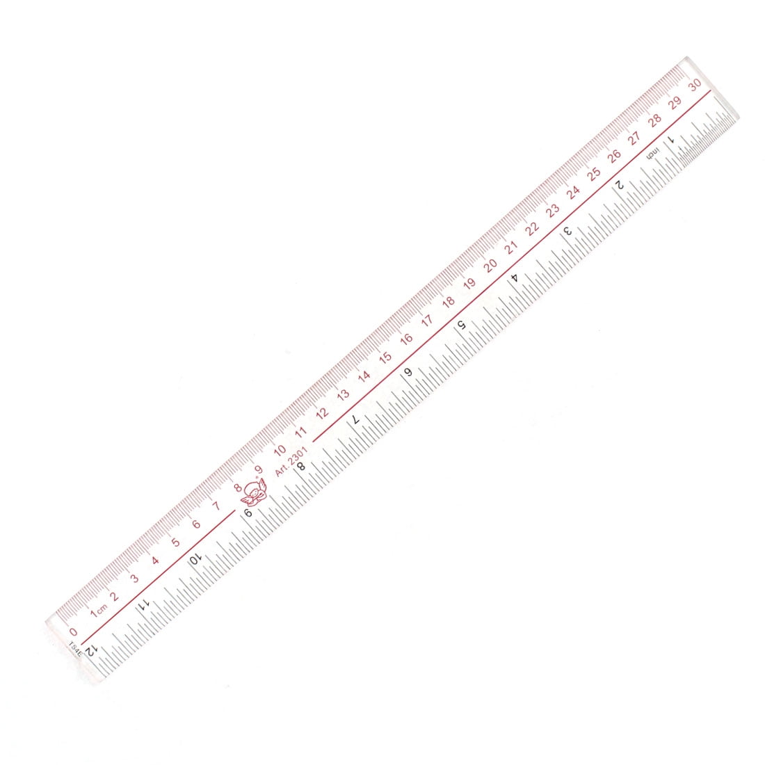 Unique Bargains Studying Drawing Straight Ruler Measuring Tool 30cm ...