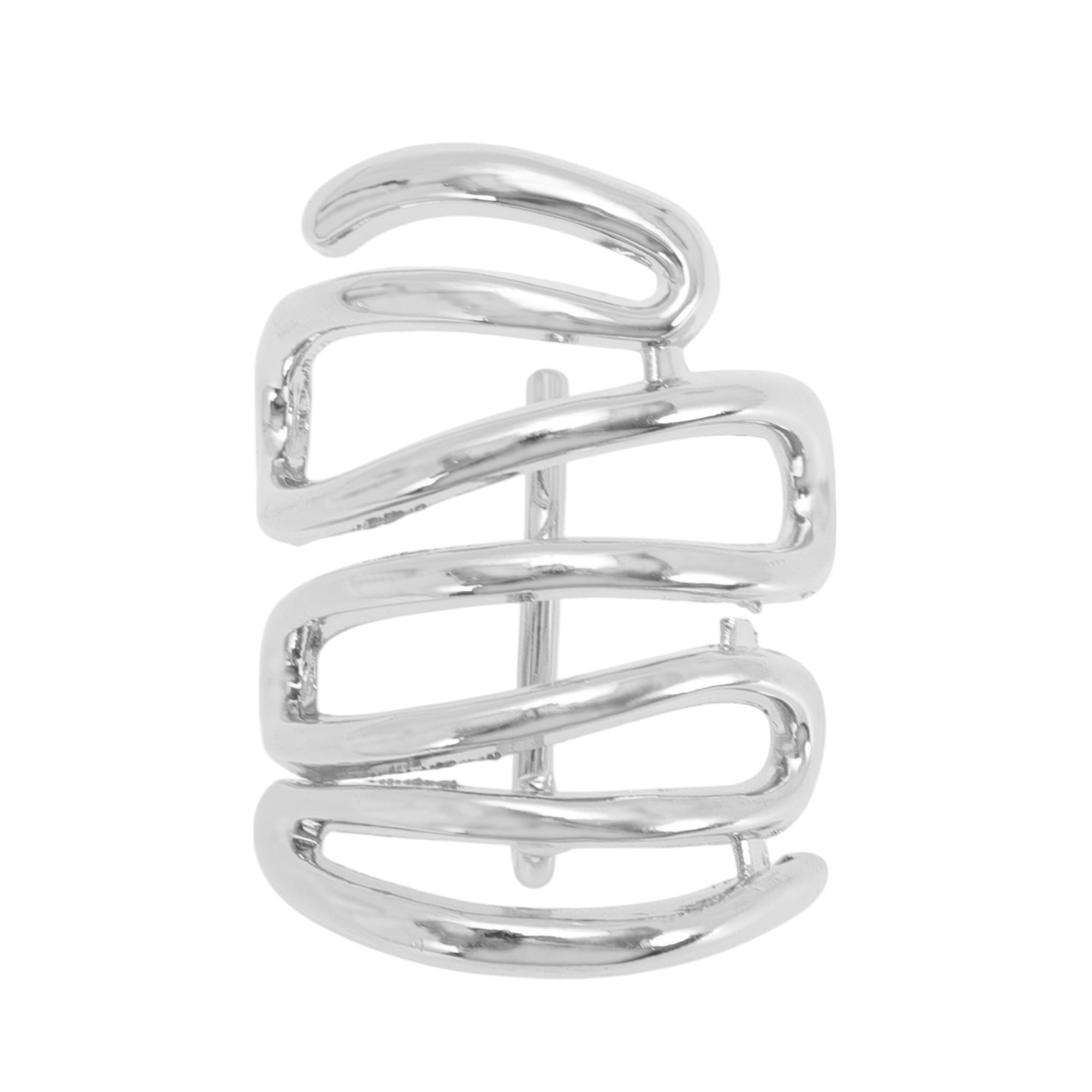 Unique Bargains Stylish Stacked Lines Ponytail Buckle Hair Clip for ...