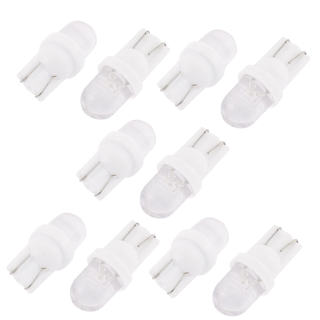 Unique Bargains T10 W5W White Dashboard Light Bulbs 10pcs Car Interior ...
