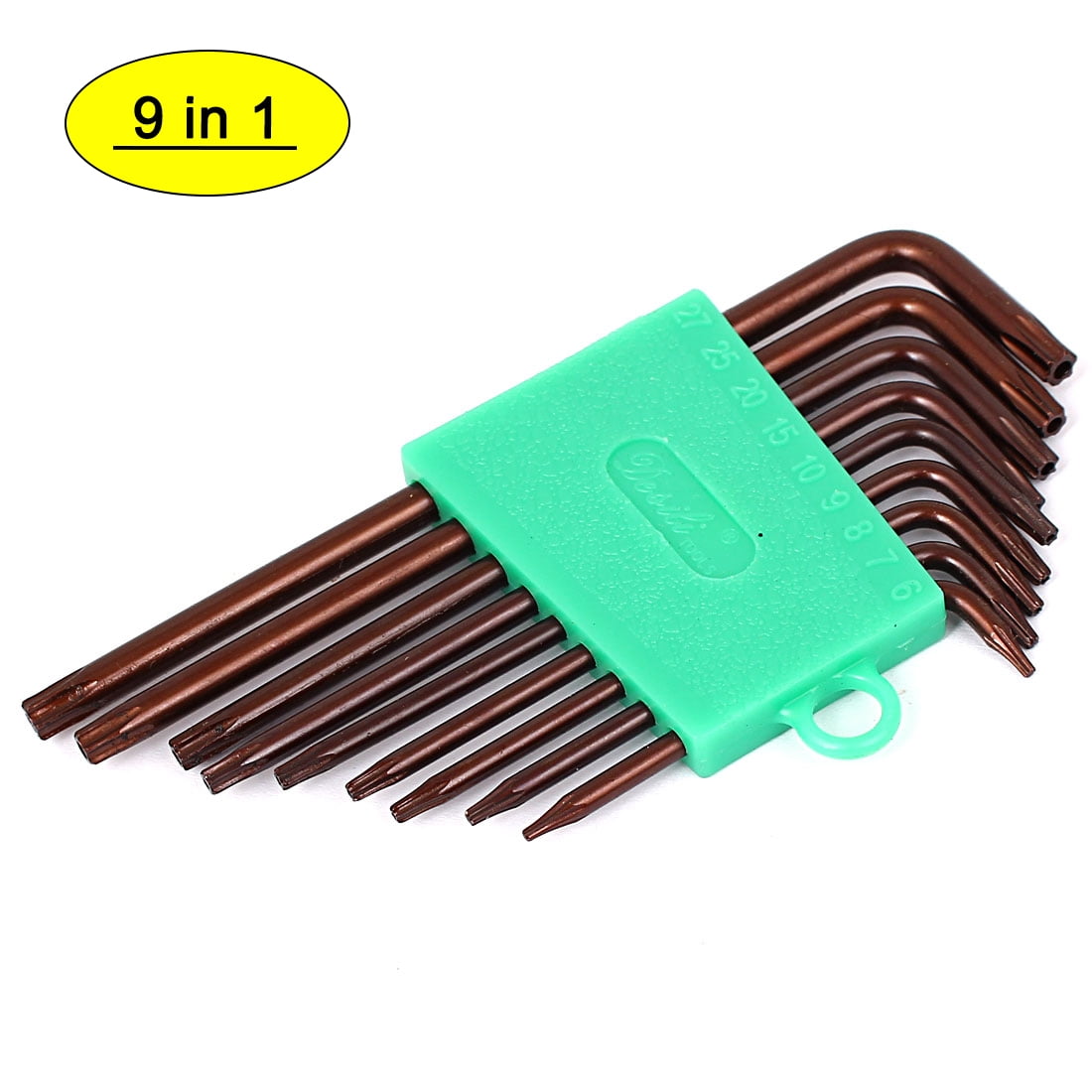 Unique Bargains T6-T27 L Style S2 Security Torx Wrench Spanner Tools ...