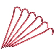 Coghlan's 9" ABS Plastic Tent Pegs - 6 Pack with No-Slip Hook, Secure ...